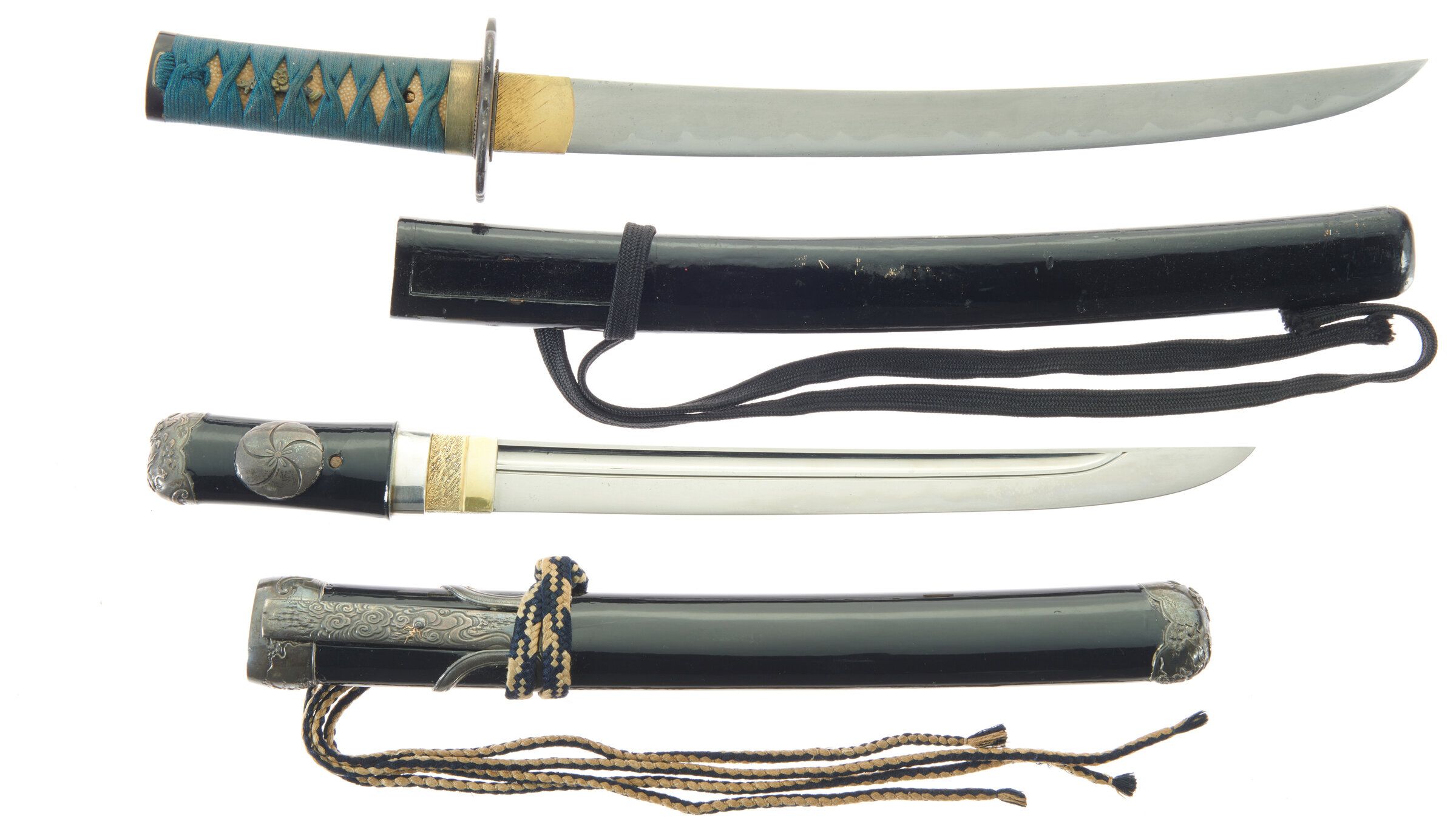Two Tanto-Length Japanese Knives | Rock Island Auction