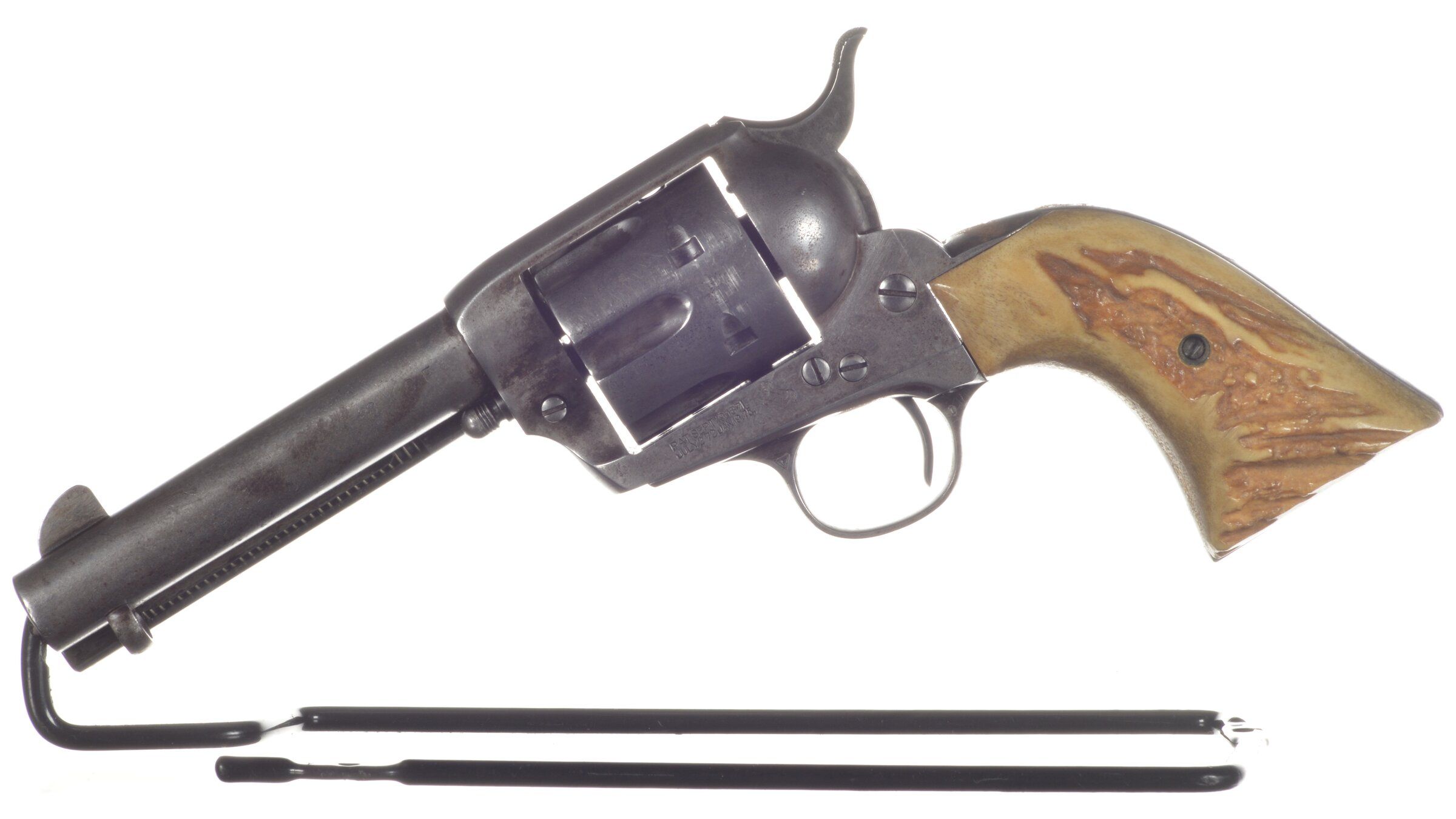 Colt 1st Generation Single Action Army Revolver with Stag Grips | Rock ...