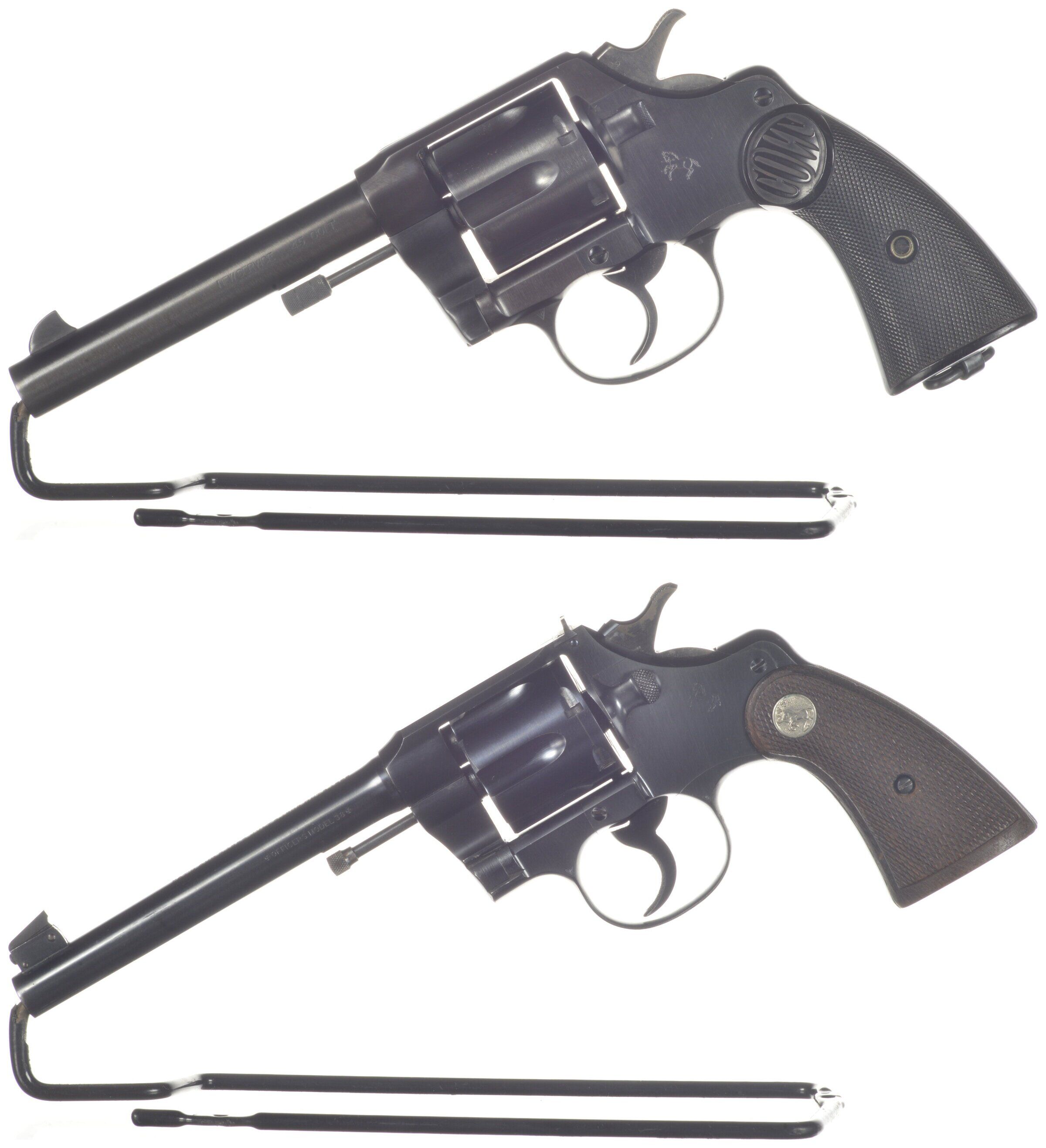 Two Colt Double Action Revolvers | Rock Island Auction