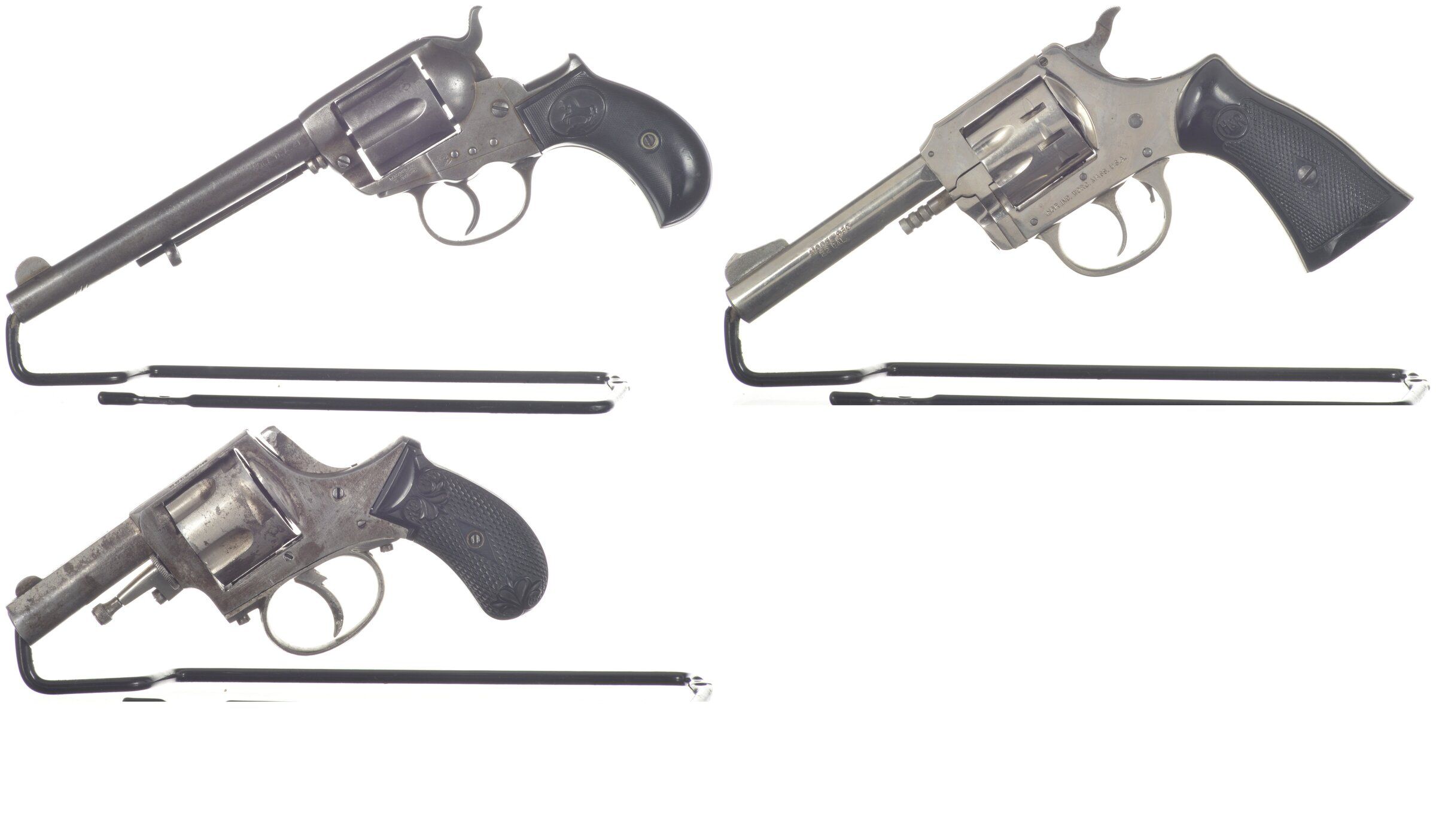 Three Double Action Revolvers | Rock Island Auction