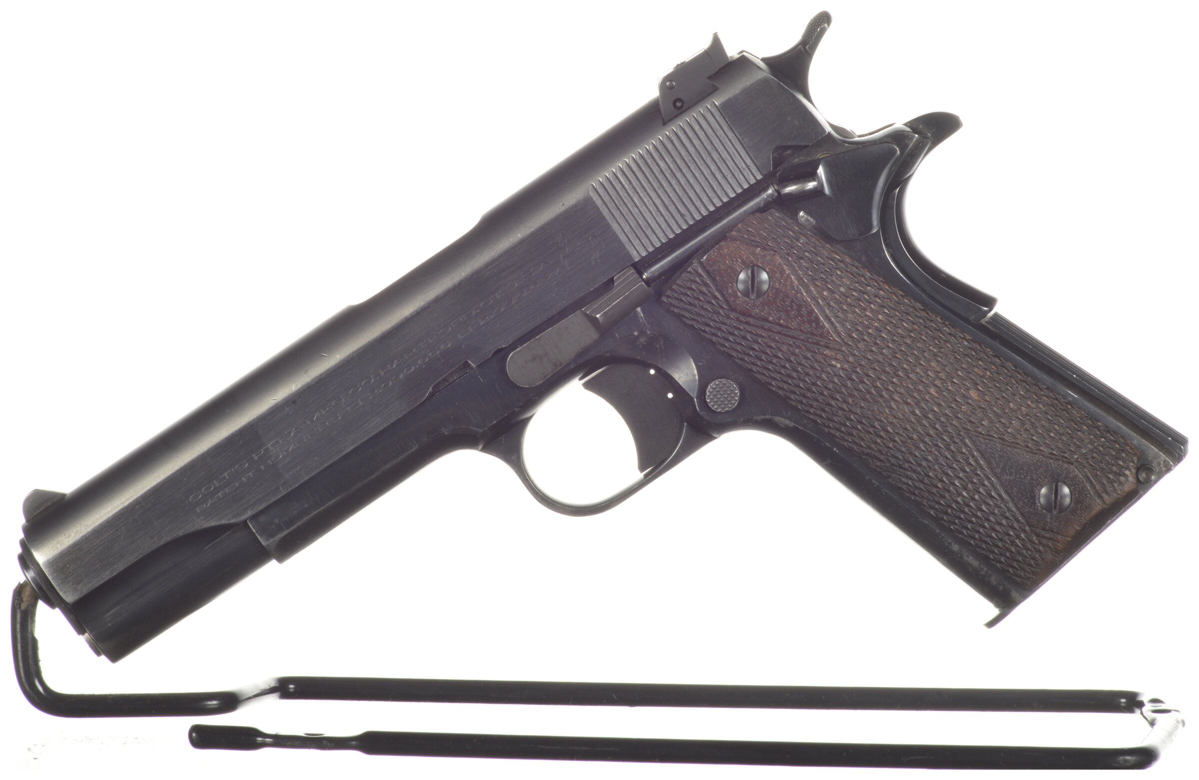 Pre-World War II Three-Digit Colt Service Model Ace Pistol | Rock ...