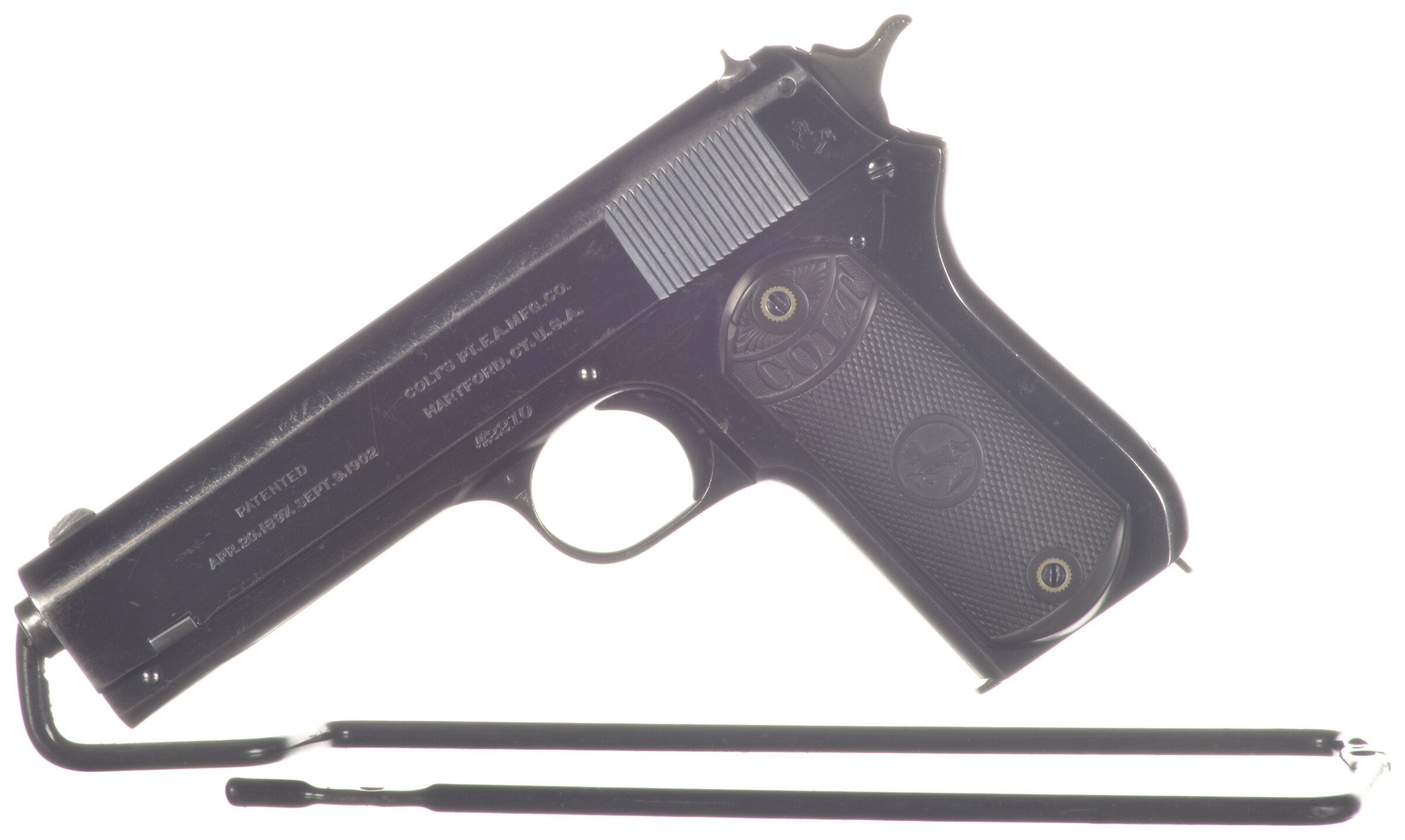 Colt Model 1903 Pocket Hammer Semi-Automatic Pistol | Rock Island Auction