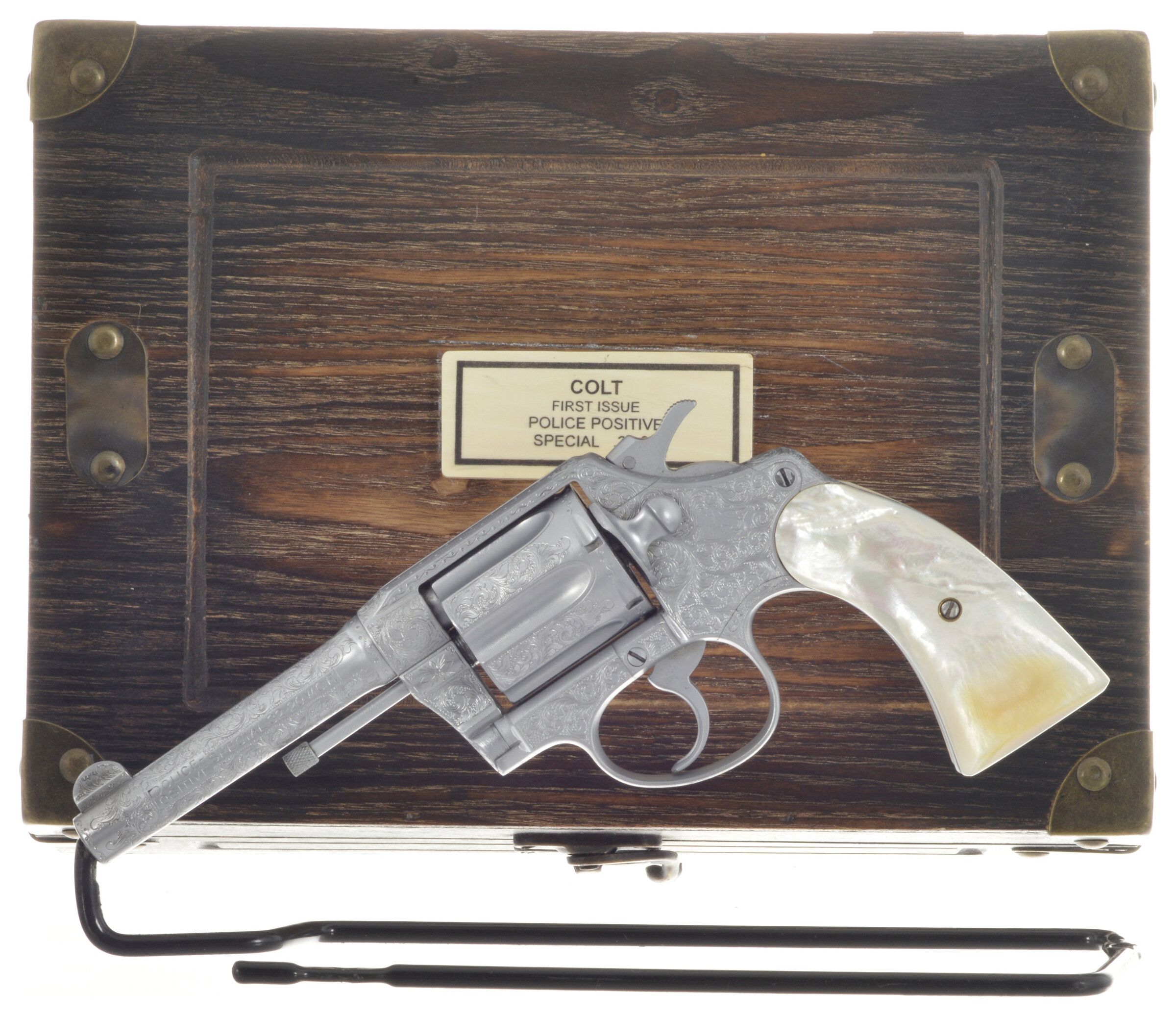 Roland Robidoux Engraved Colt Police Positive Special Revolver | Rock ...