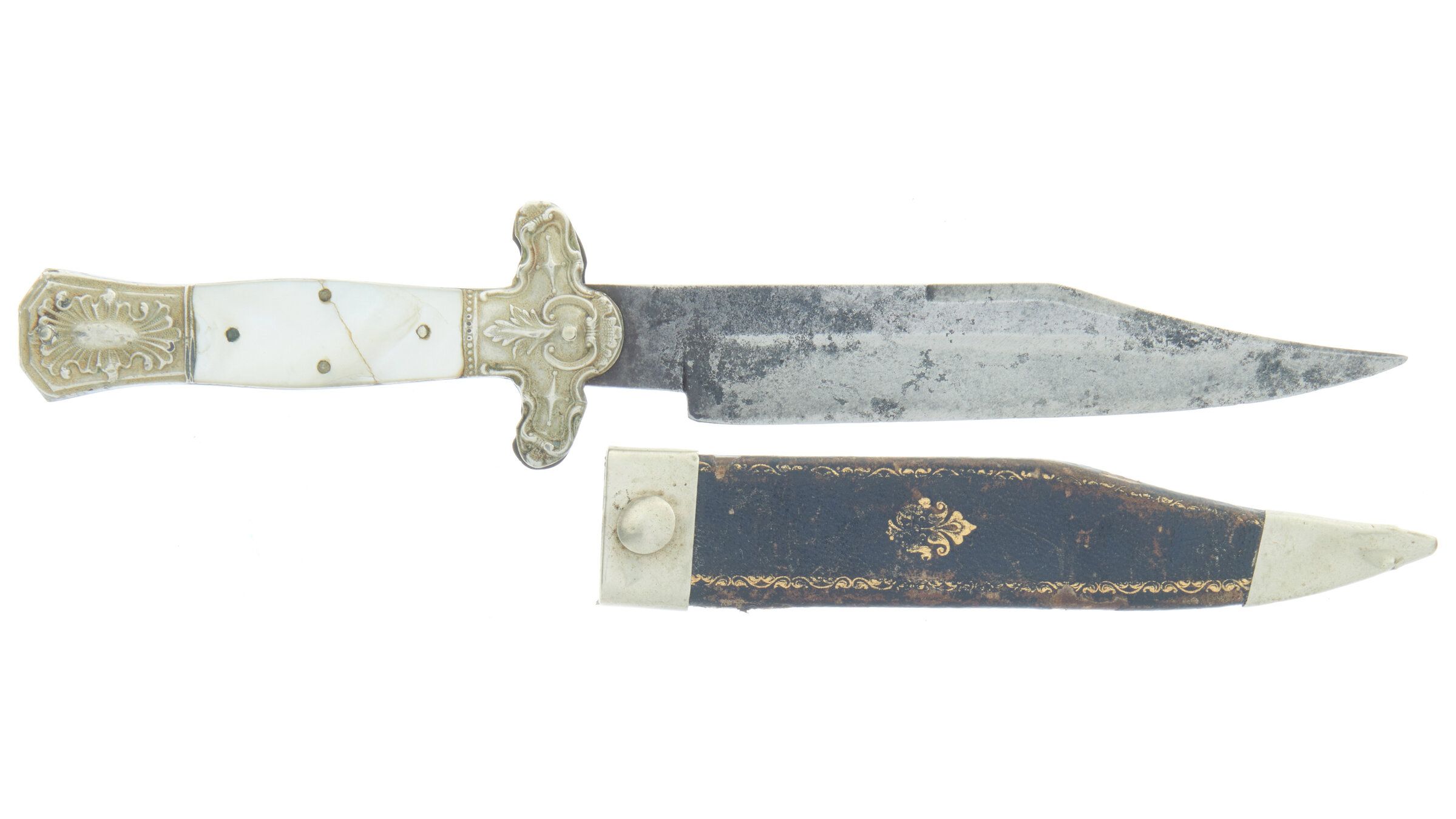 Samuel Hancock & Sons Sheffield Clip Point Bowie Knife with Shea | Rock ...