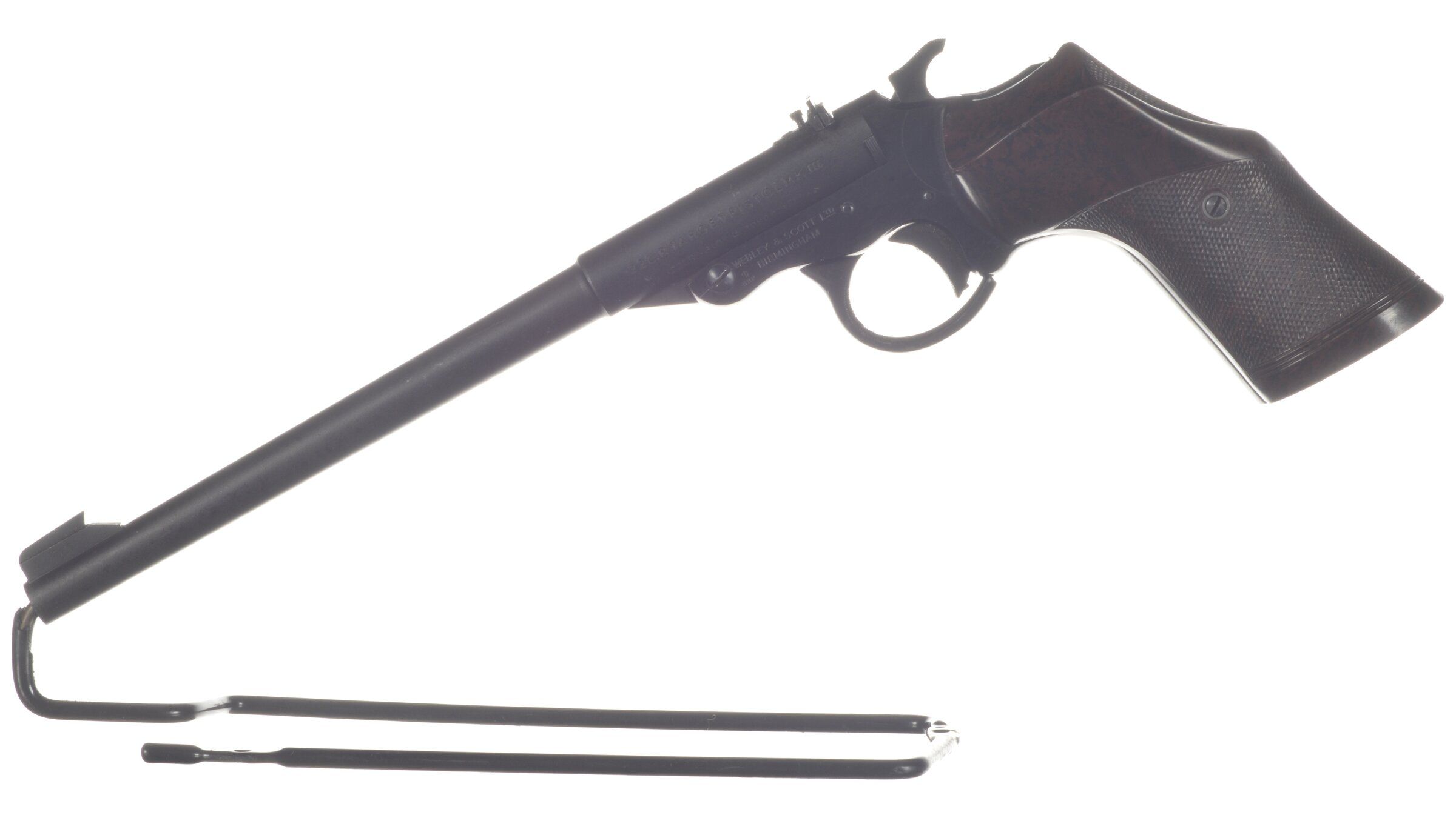 Webley & Scott Mk III Target Single Shot Pistol | Rock Island Auction