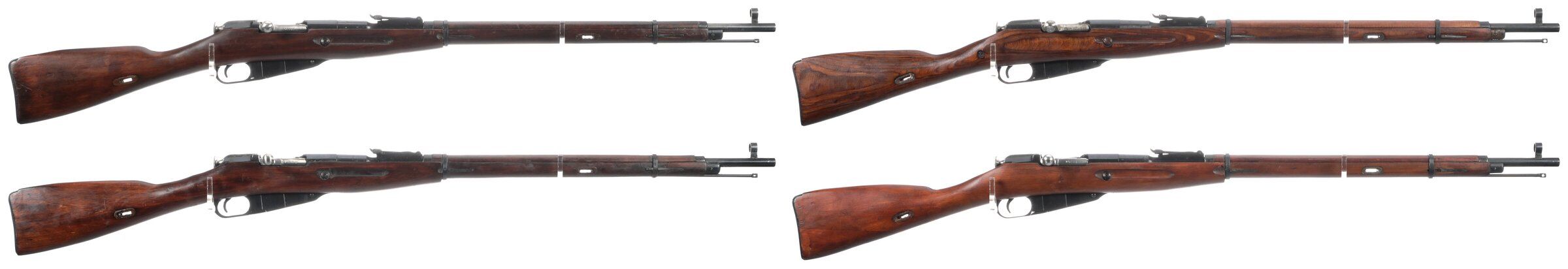 Four Soviet Mosin-Nagant Bolt Action Rifles | Rock Island Auction