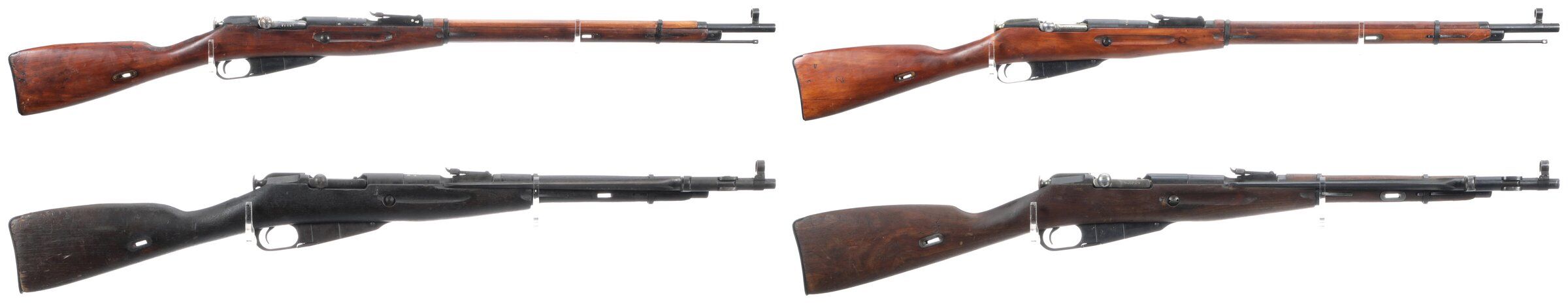 Four Mosin-Nagant Bolt Action Military Long Guns | Rock Island Auction