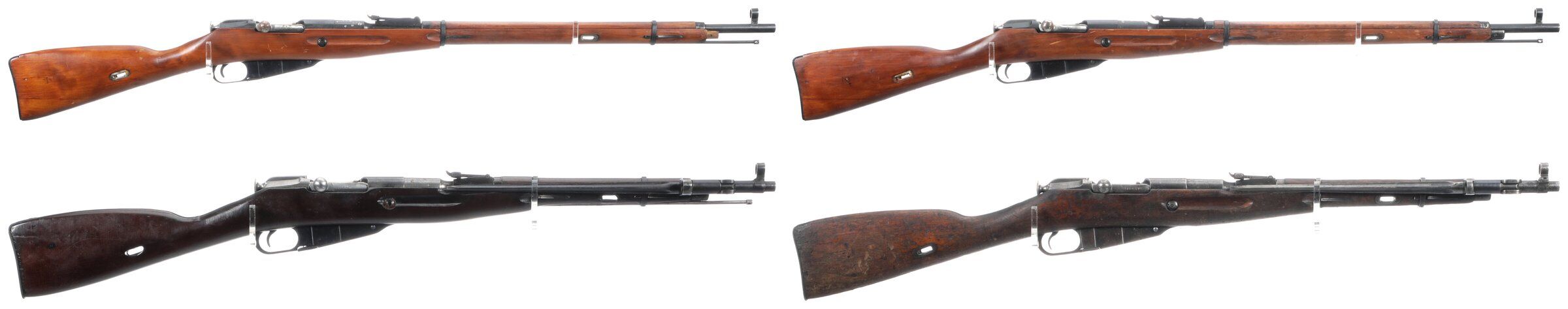 Four Mosin-Nagant Bolt Action Military Long Guns | Rock Island Auction