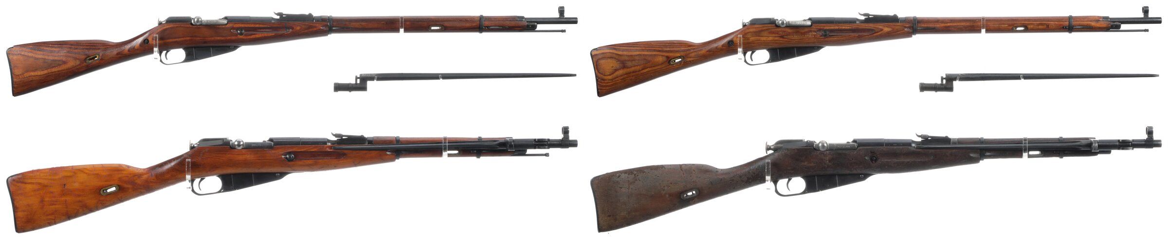 Four Mosin-Nagant Pattern Bolt Action Long Guns | Rock Island Auction