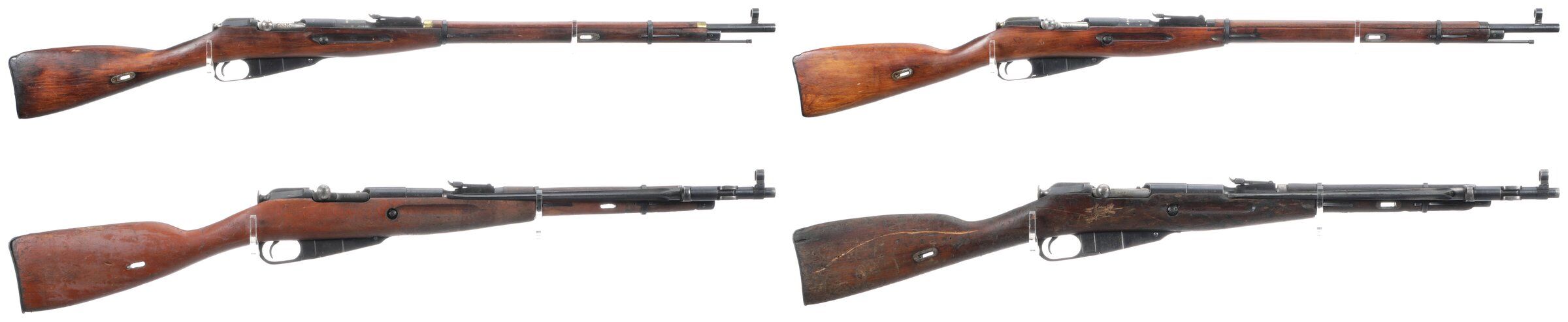 Four Mosin-Nagant Bolt Action Military Long Guns | Rock Island Auction