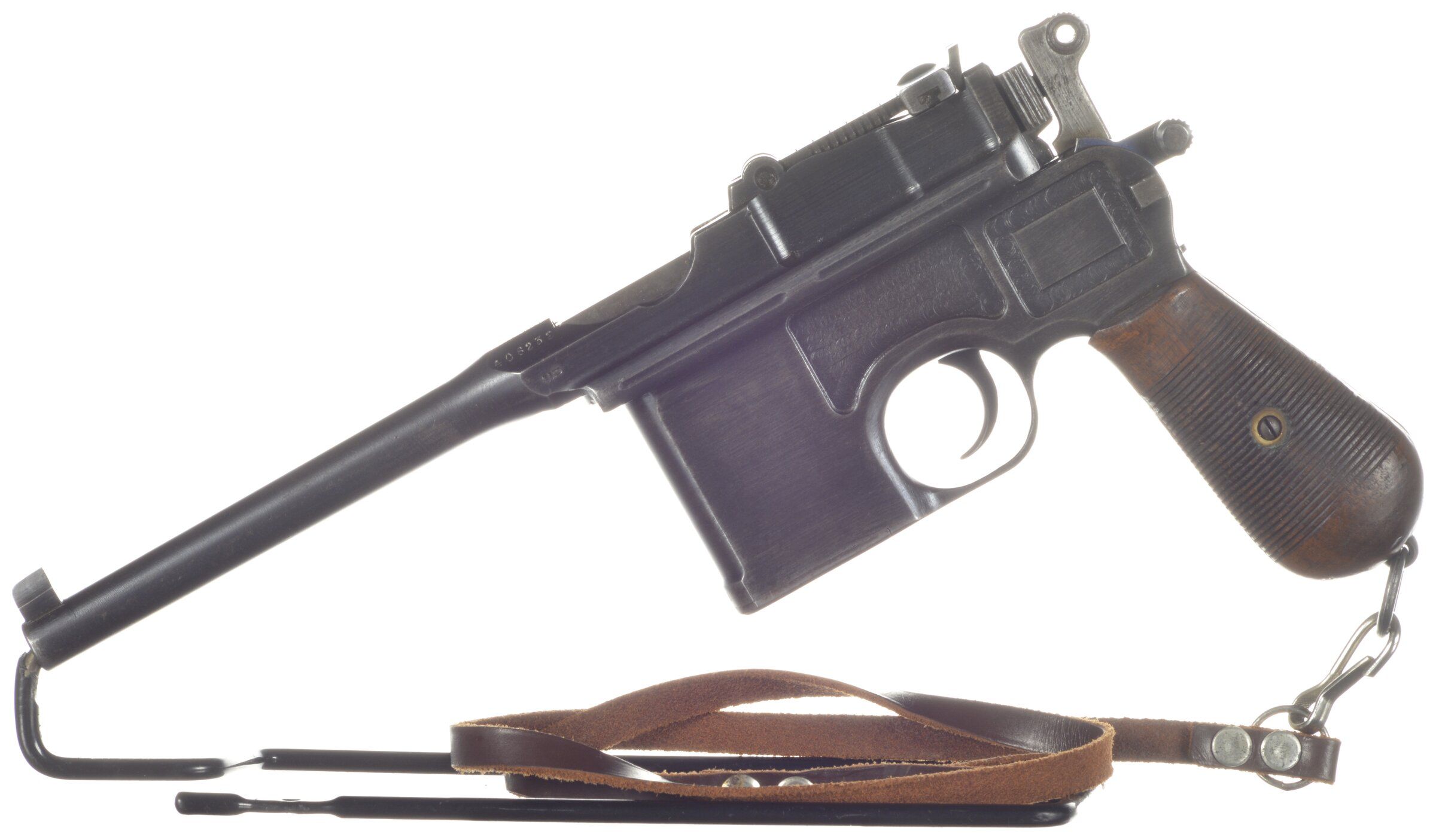 German Mauser Model 1896 Broomhandle Semi-Automatic Pistol | Rock ...