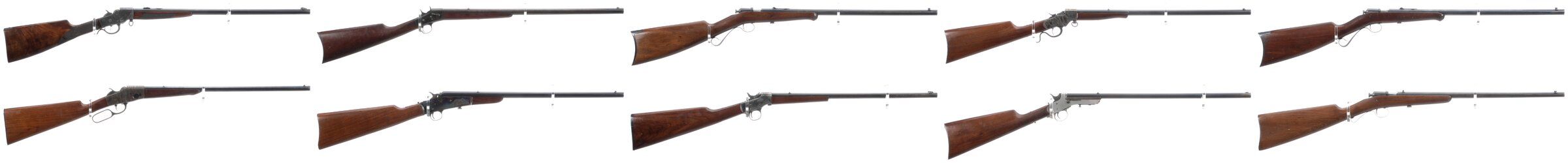 Ten American Single Shot Rimfire Rifles | Rock Island Auction