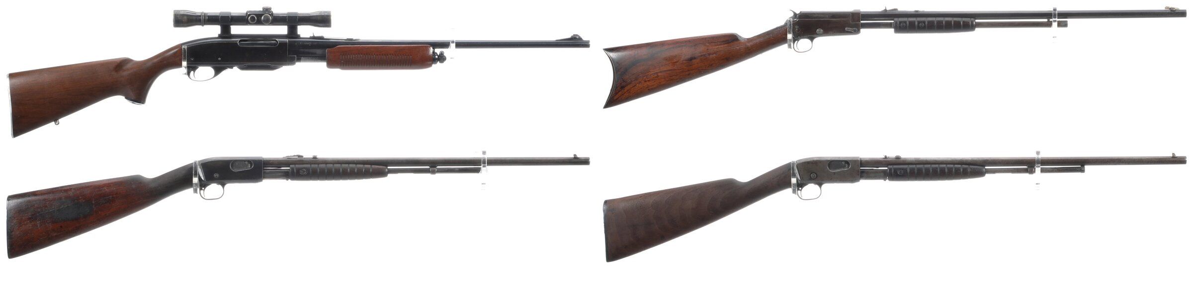 Four Remington Slide Action Rifles | Rock Island Auction