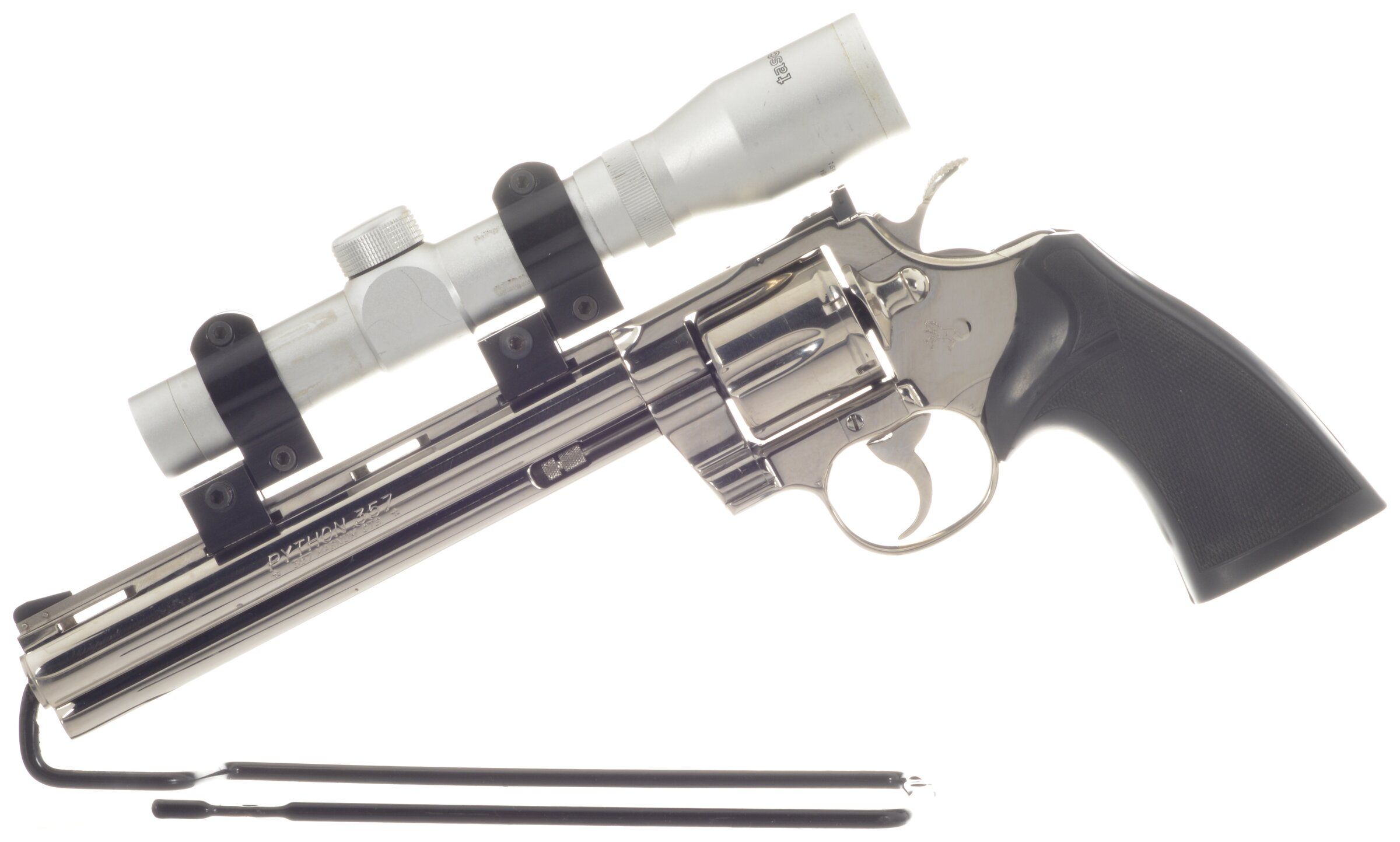 Colt Python Double Action Revolver with Scope | Rock Island Auction