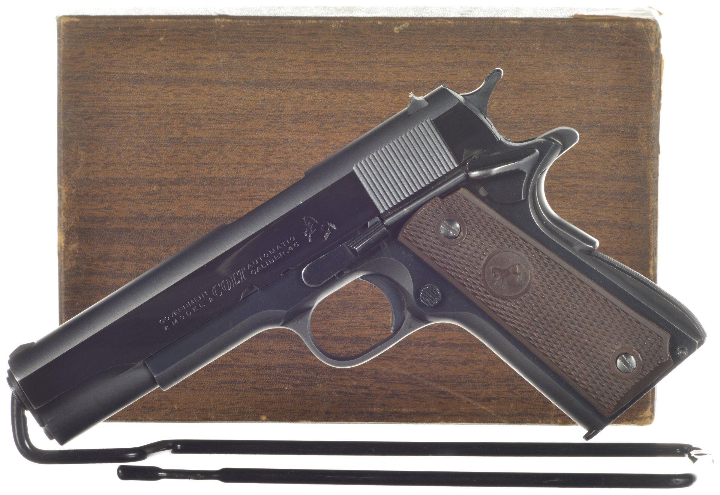 Colt Government Model Semi-Automatic Pistol with Box | Rock Island Auction