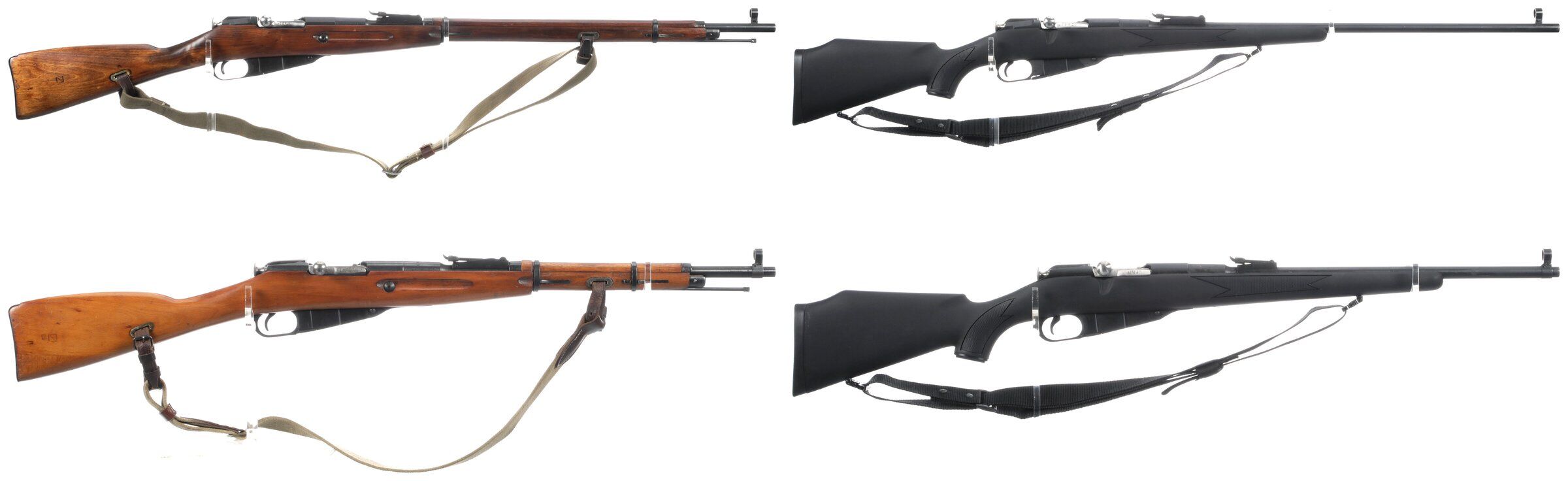 Four Mosin-Nagant Pattern Bolt Action Long Guns | Rock Island Auction