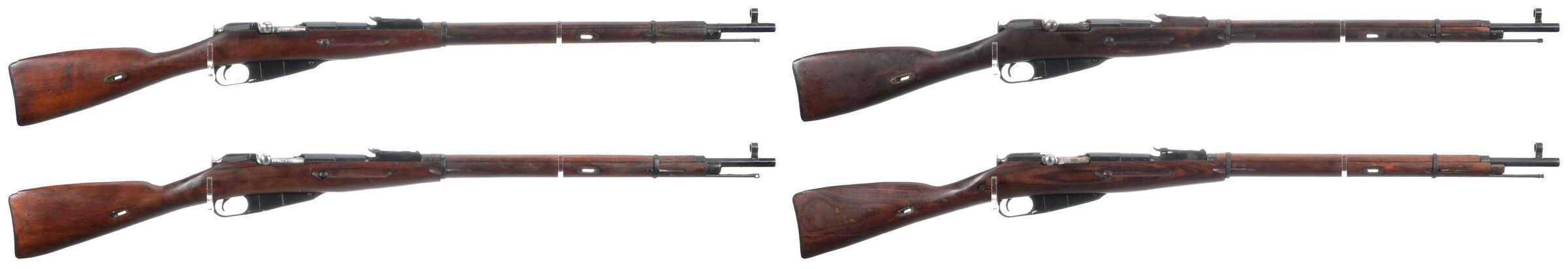 Four Soviet Mosin-Nagant Bolt Action Rifles | Rock Island Auction