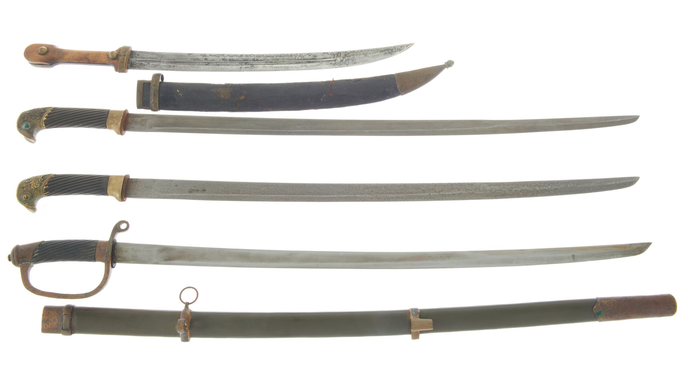 Three Russian/Soviet Style Swords and One Dagger | Rock Island Auction