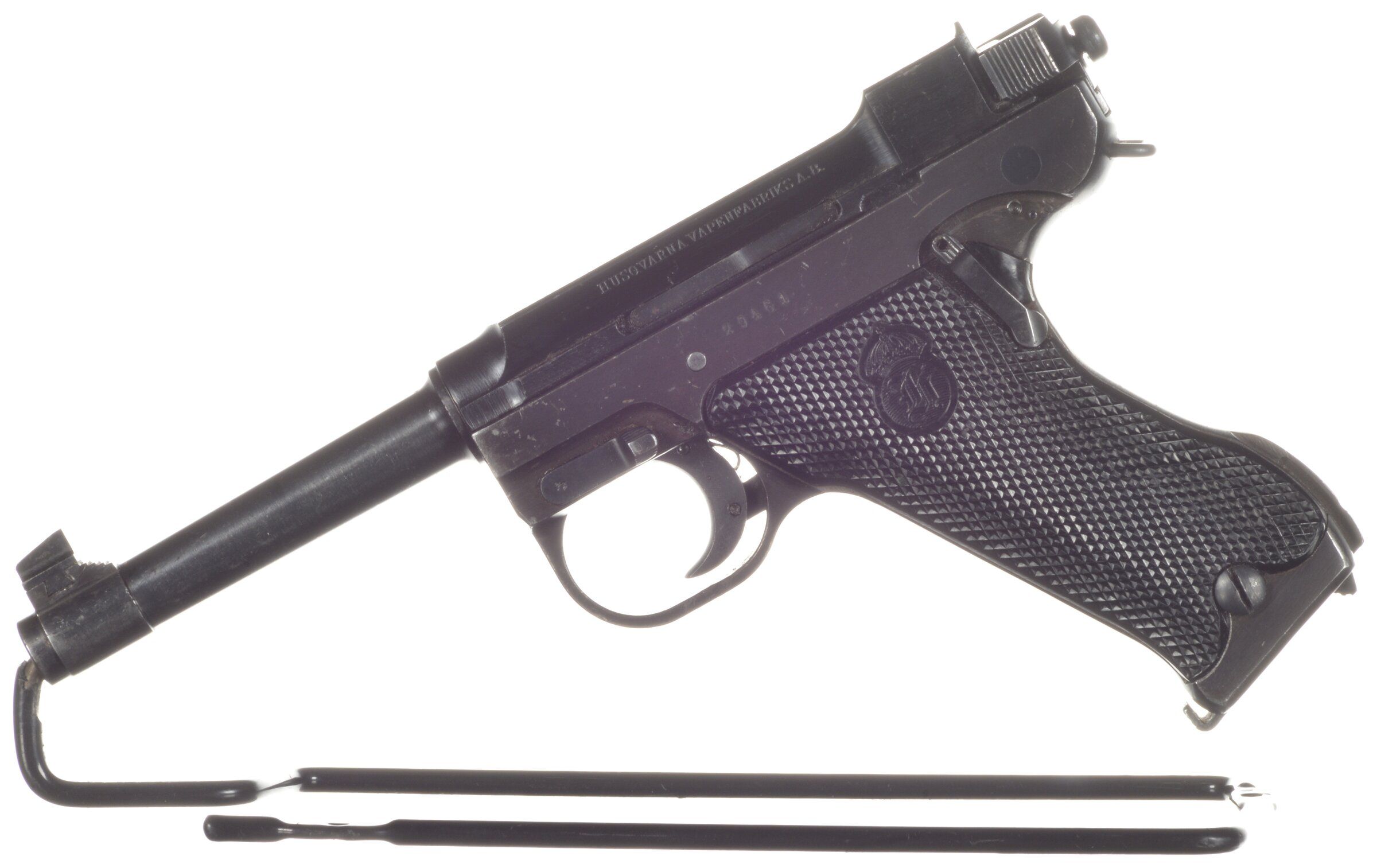 Swedish Husqvarna Lahti M40 Semi-Automatic Pistol | Rock Island Auction