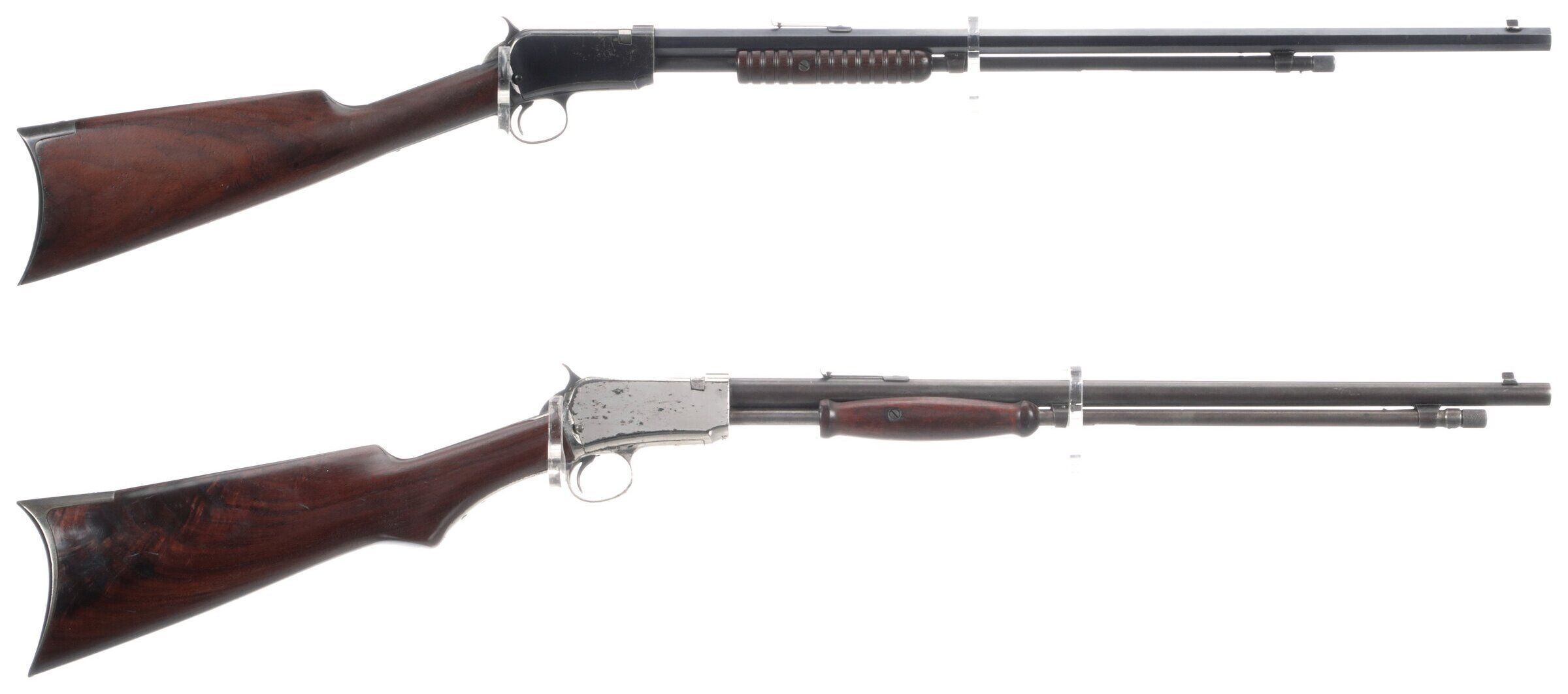 Two Winchester Slide Action Rifles | Rock Island Auction