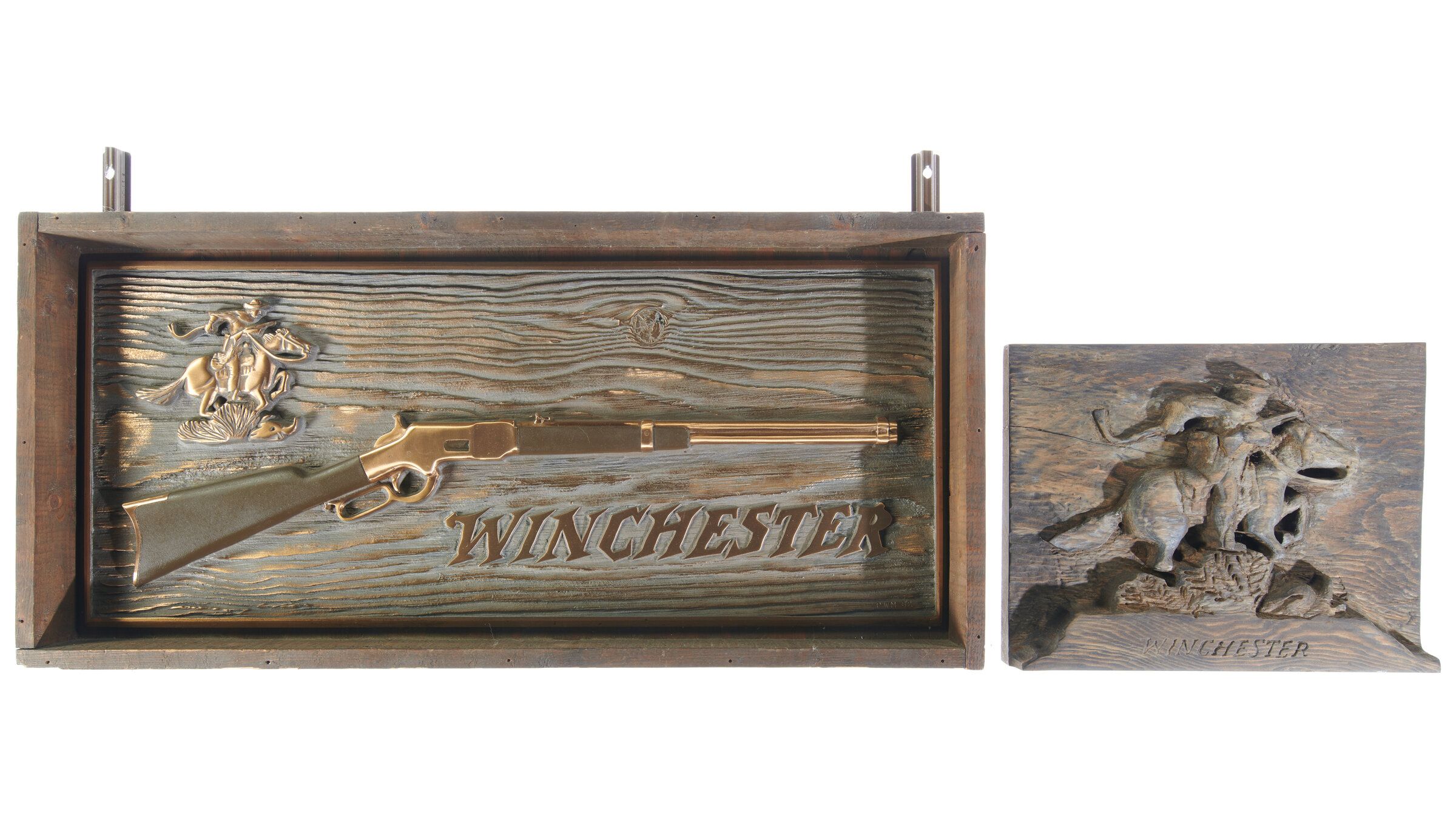 Two Winchester Advertising Signs | Rock Island Auction