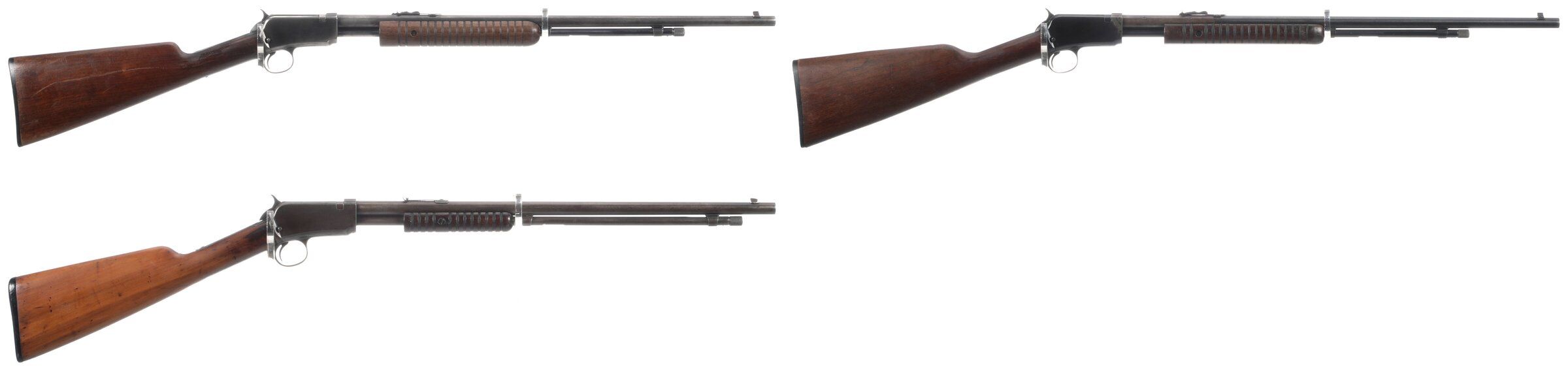 Three Winchester Slide Action Rifles | Rock Island Auction