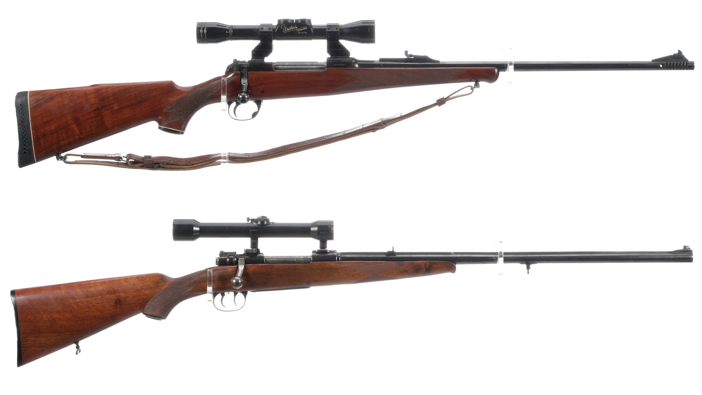 Two Bolt Action Sporting Rifles with Scopes | Rock Island Auction