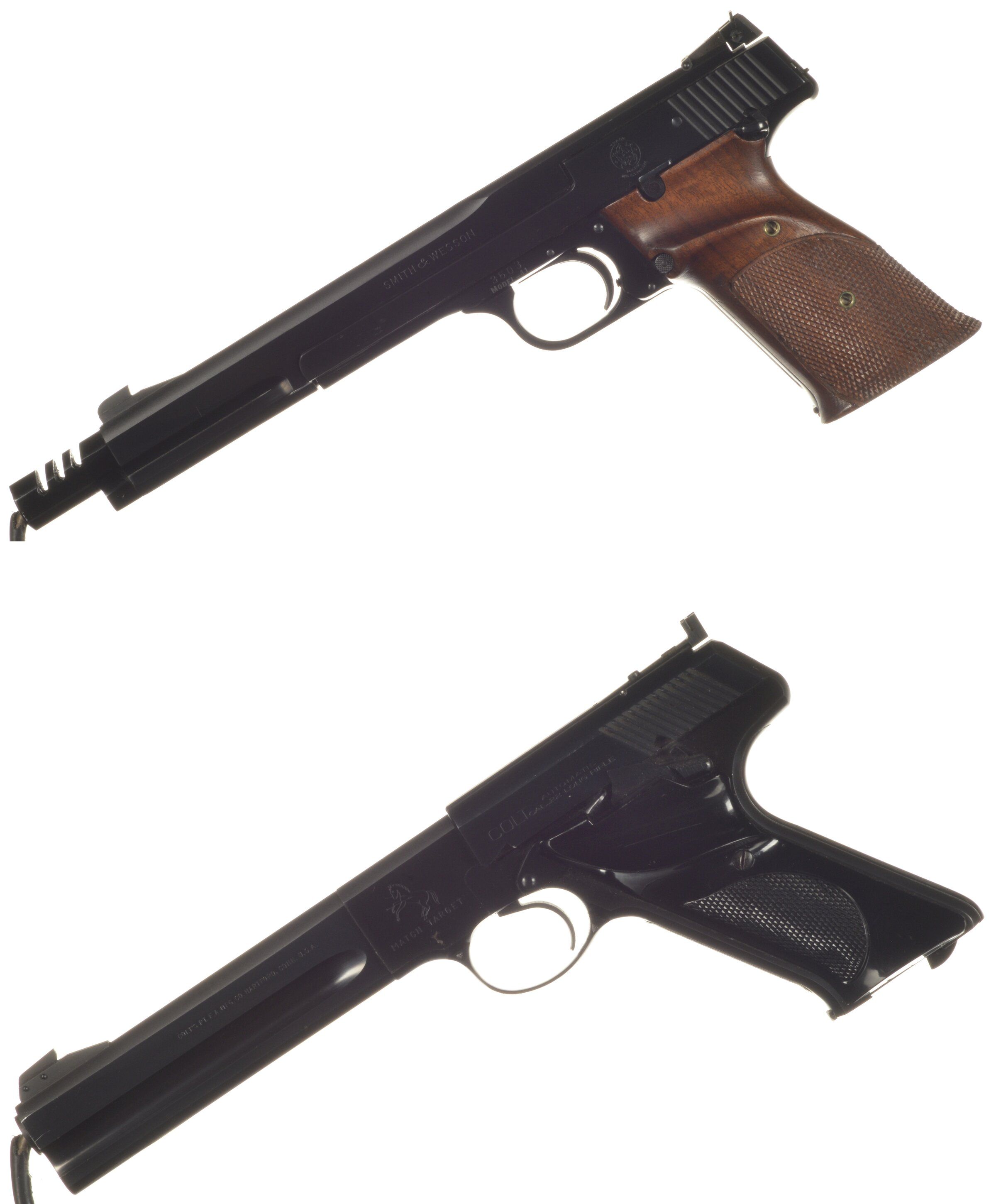 Two Semi-Automatic Target Pistols | Rock Island Auction