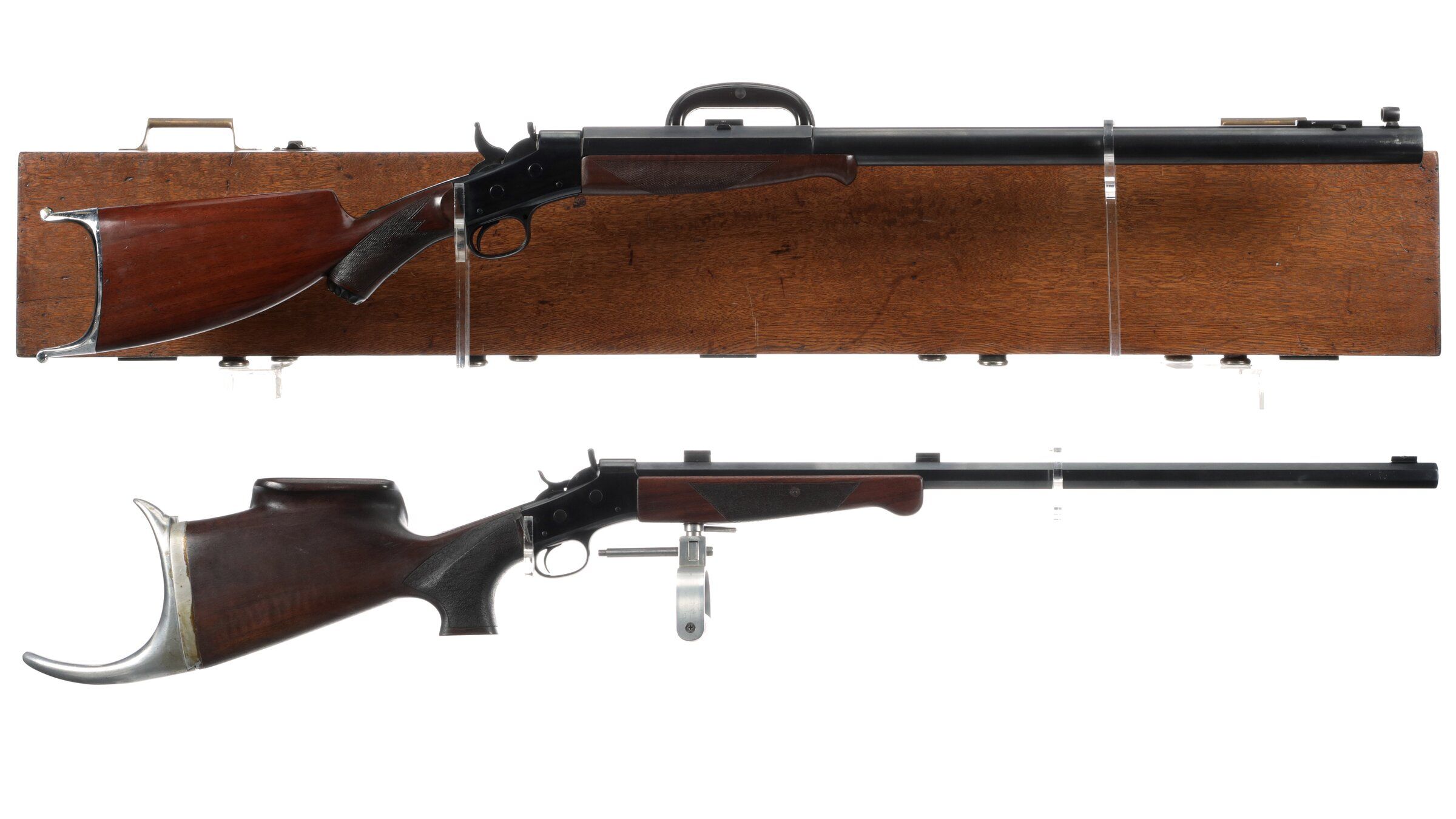Two Remington Rolling Block Single Shot Rifles | Rock Island Auction