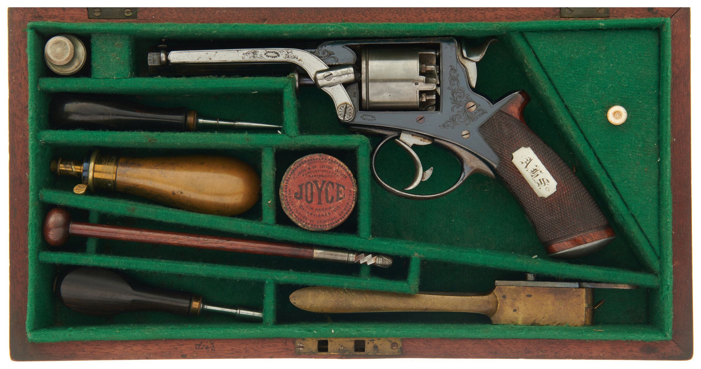 Engraved William Tranter Percussion Revolver | Rock Island Auction