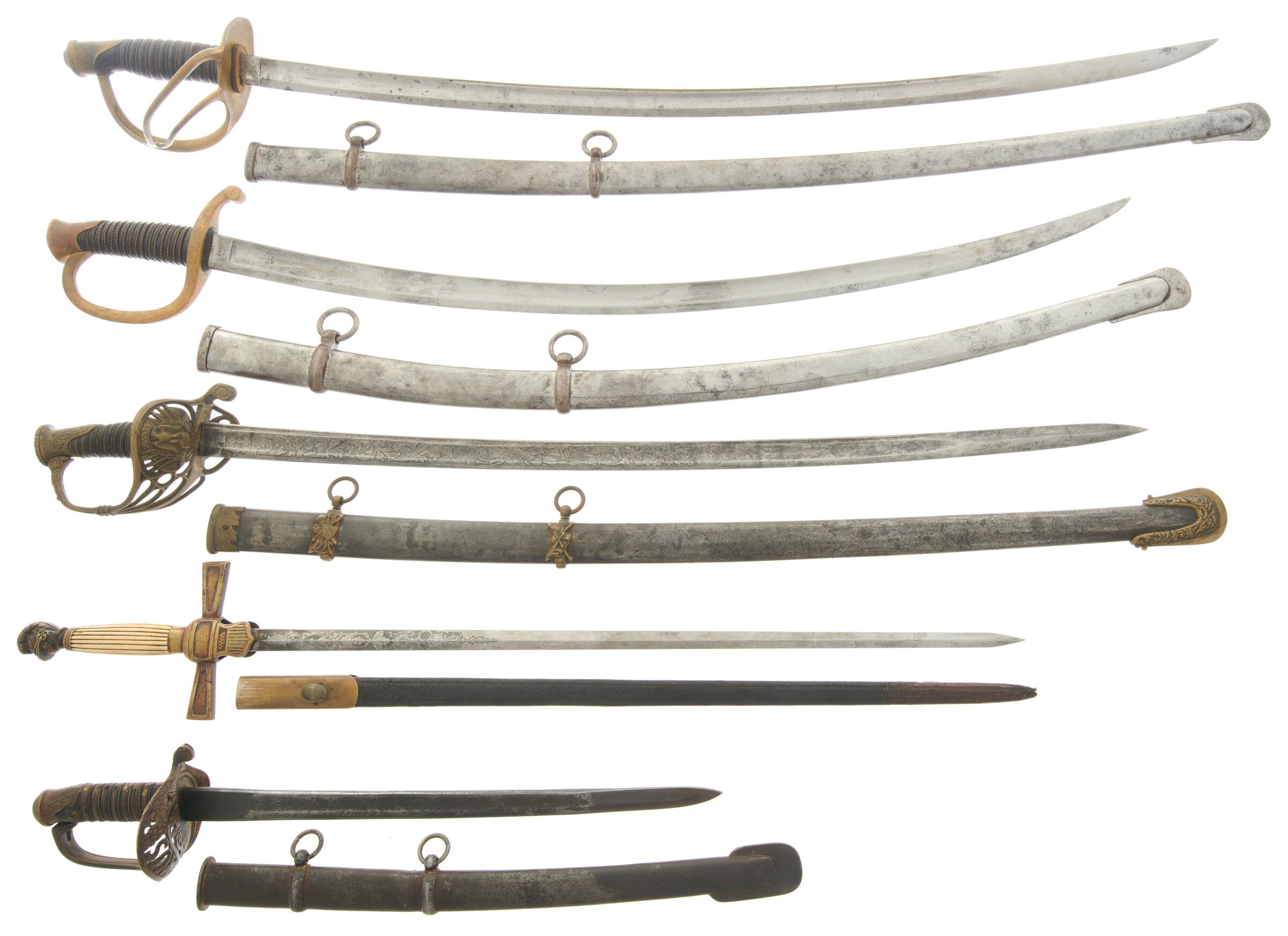 Five American Swords | Rock Island Auction