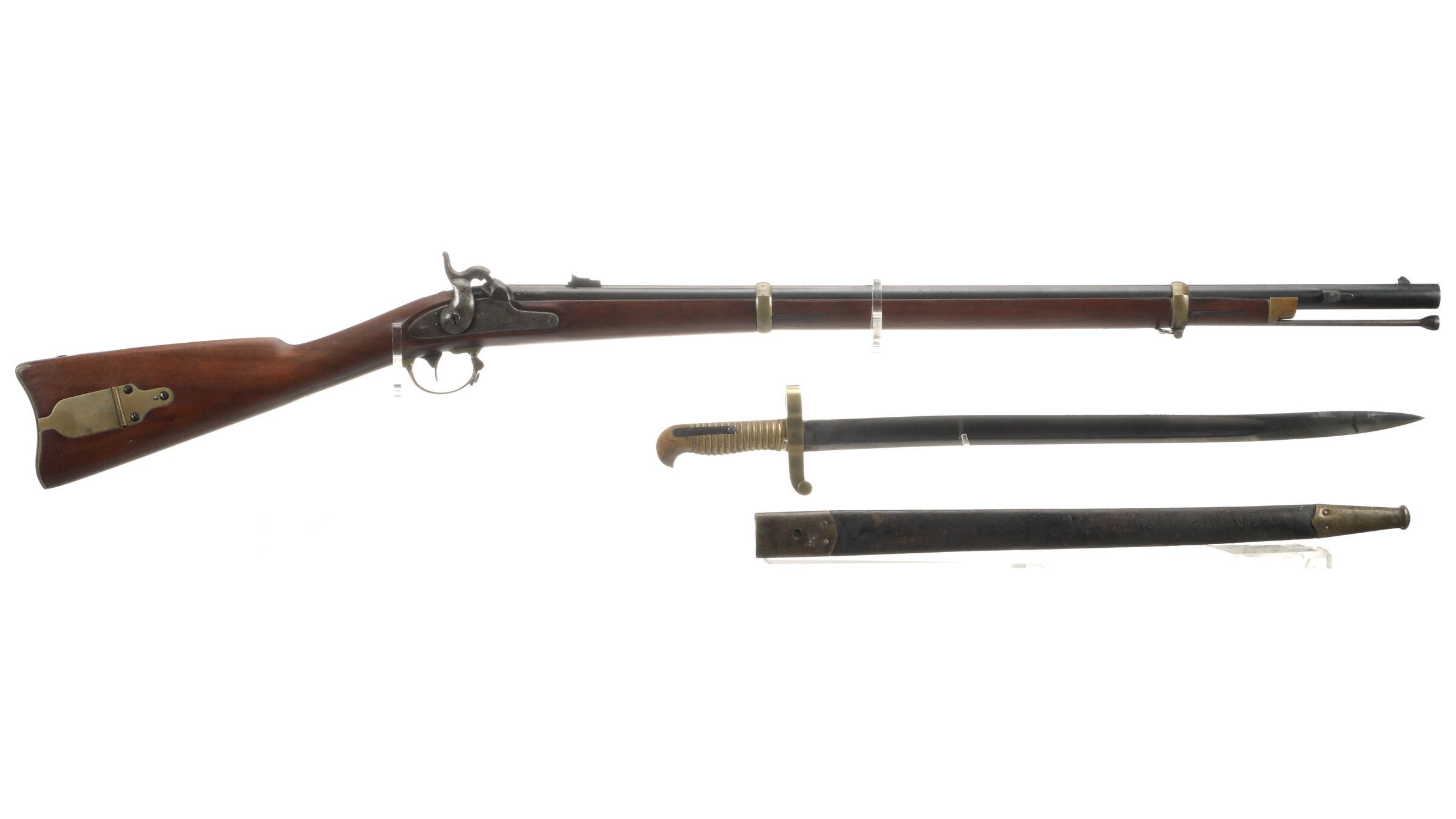 Civil War U.S. Remington "Model 1863 Zouave" Rifle with Bayonet | Rock ...
