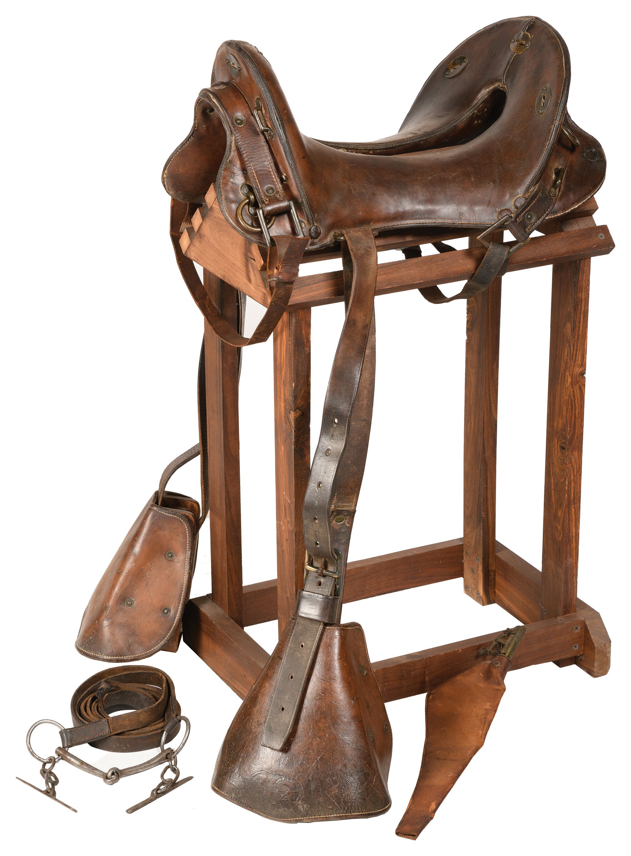 World War I Era U.S. Cavalry McClellan Saddle and Accessories | Rock ...