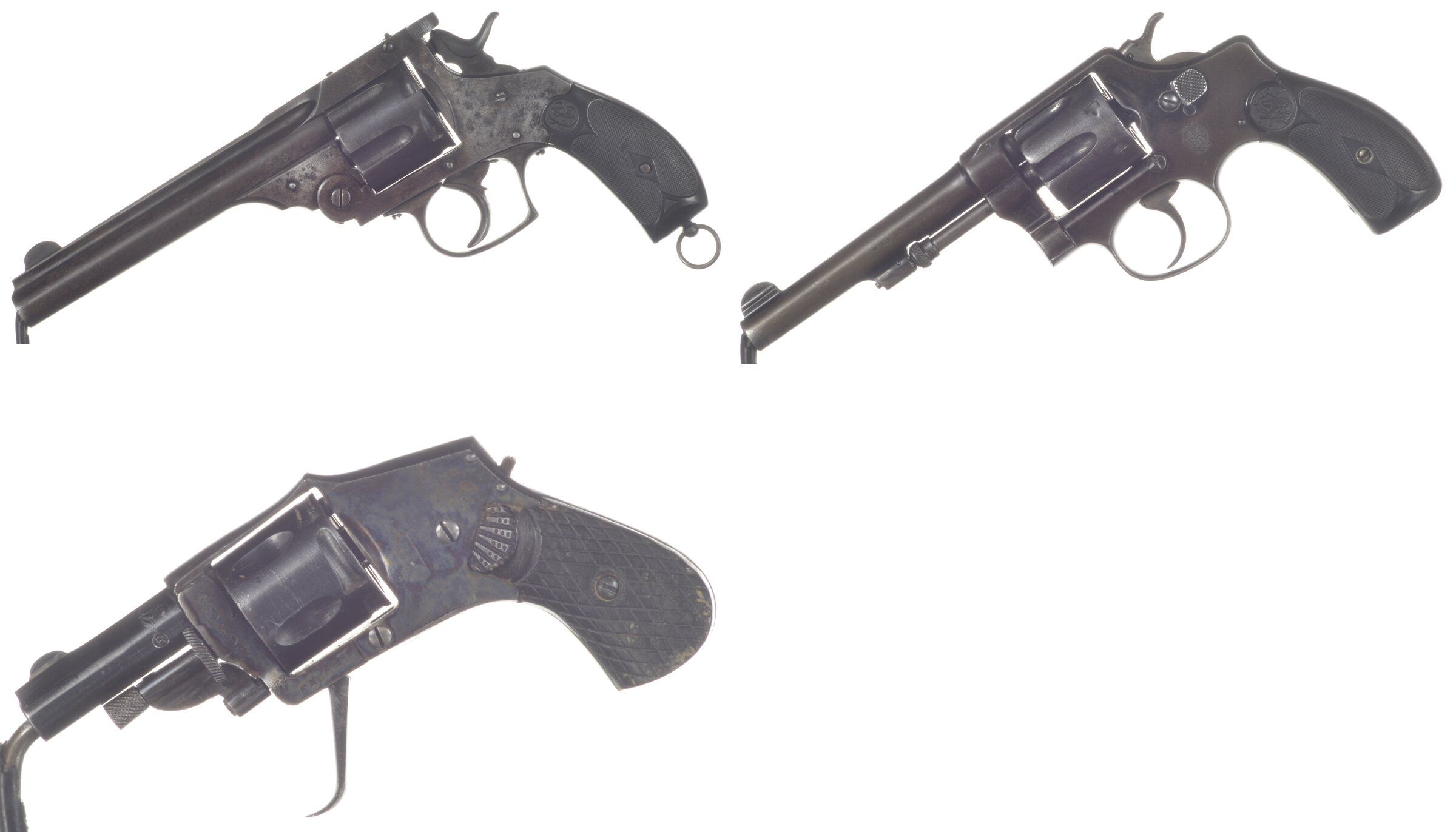 Three Double Action Revolvers | Rock Island Auction