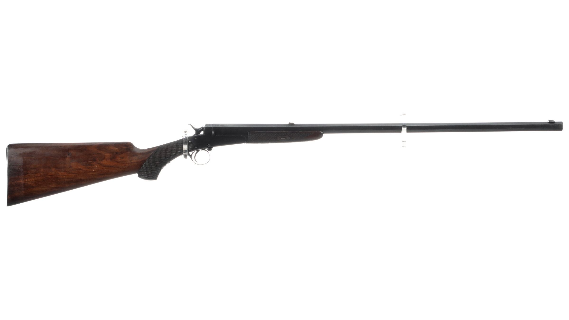 British E. Wilson Single Shot Tip Up Rook Rifle | Rock Island Auction