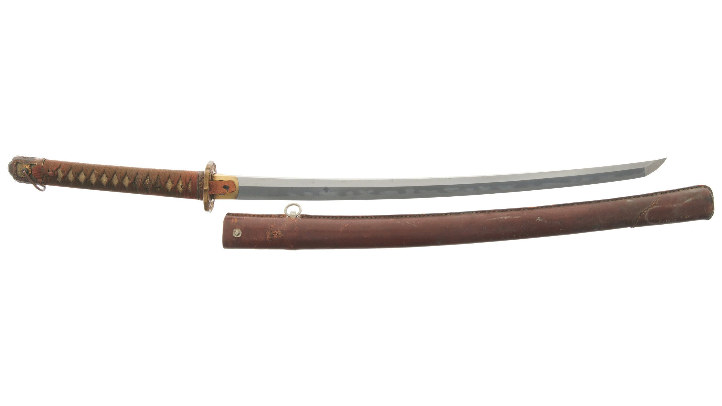 Signed Japanese Sword with Shin Gunto Fittings | Rock Island Auction