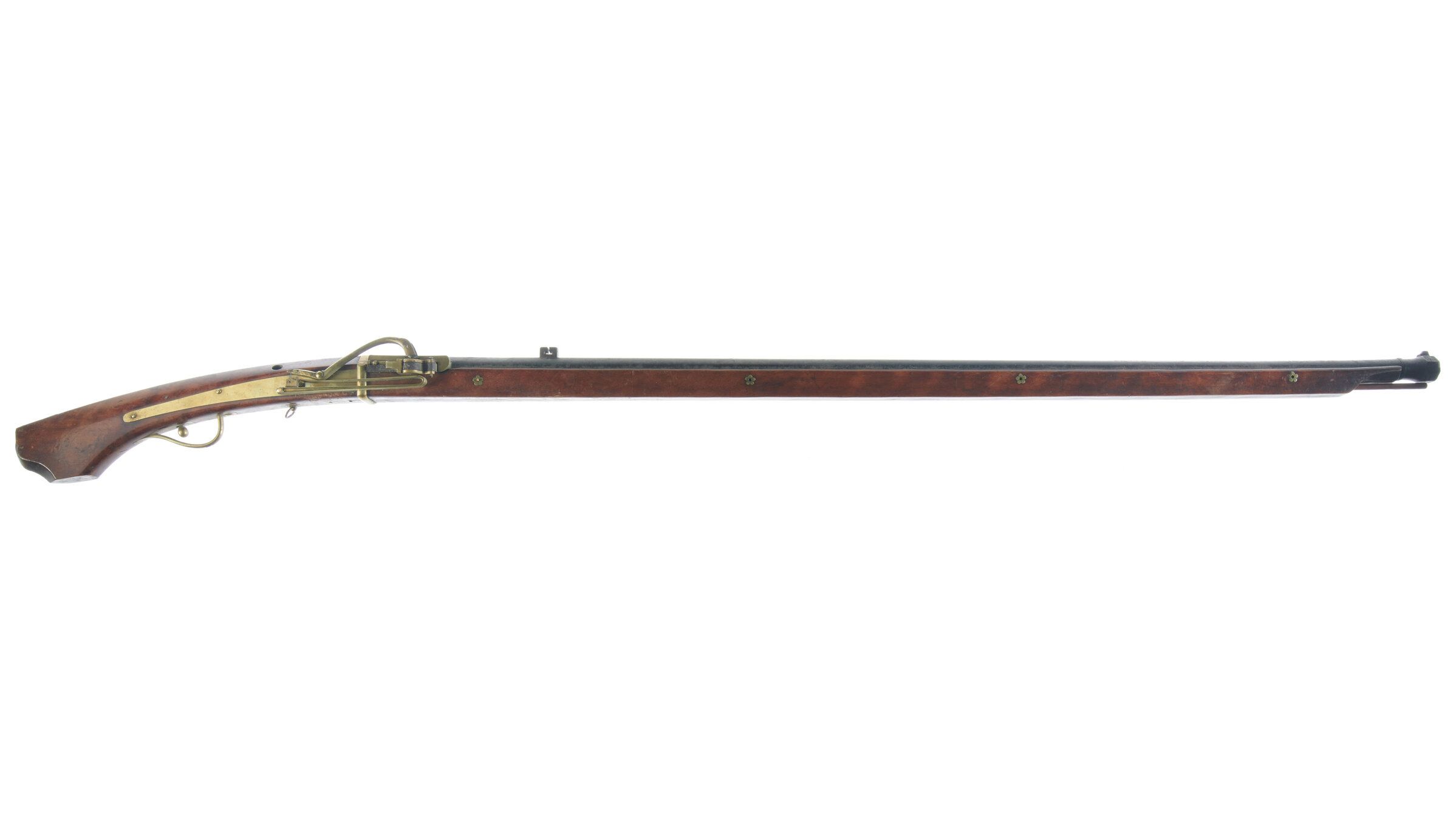 Silver Inlaid Japanese Tanegashima Matchlock Arquebus | Rock Island Auction