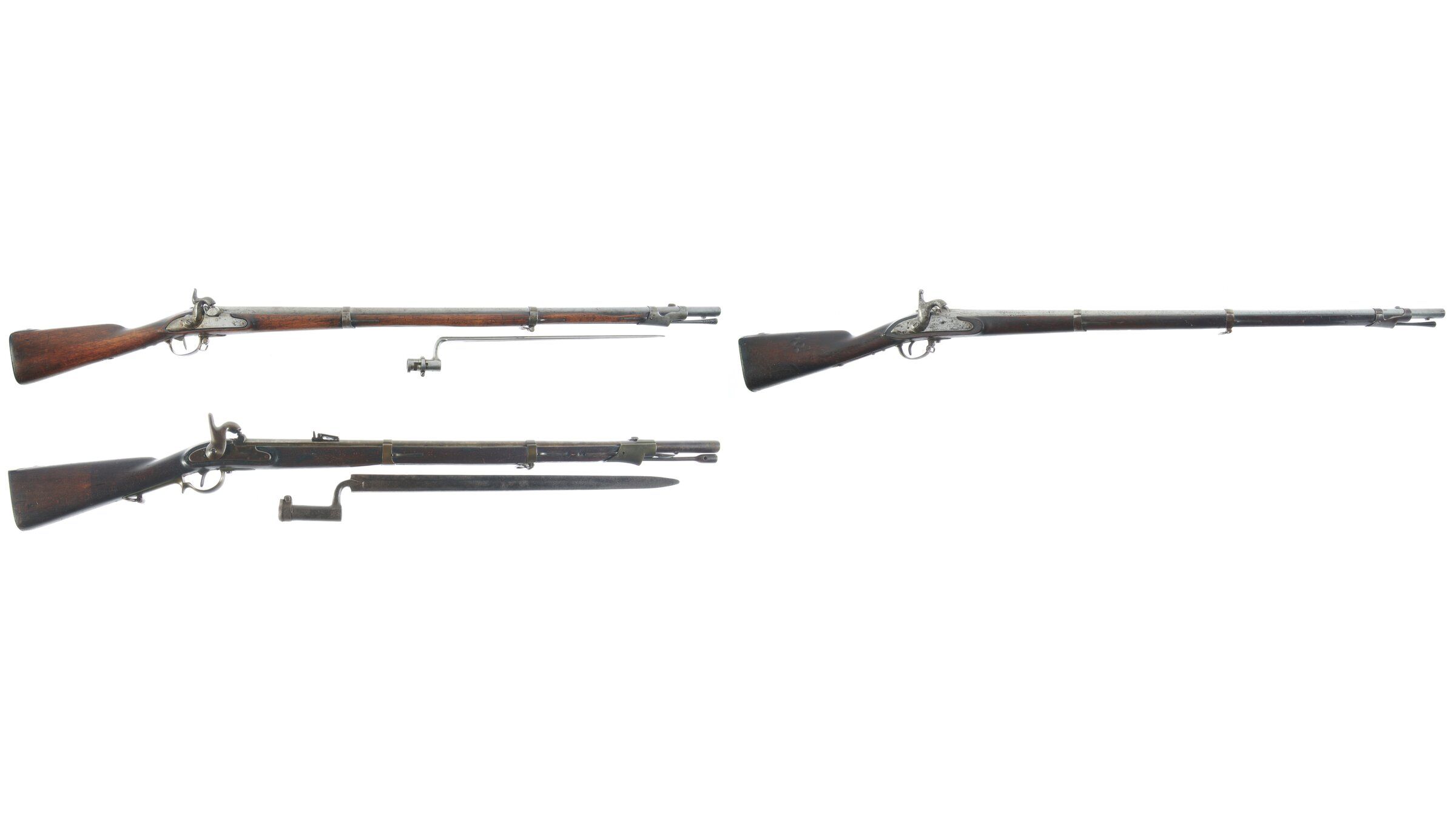Three European Percussion Military Rifles | Rock Island Auction