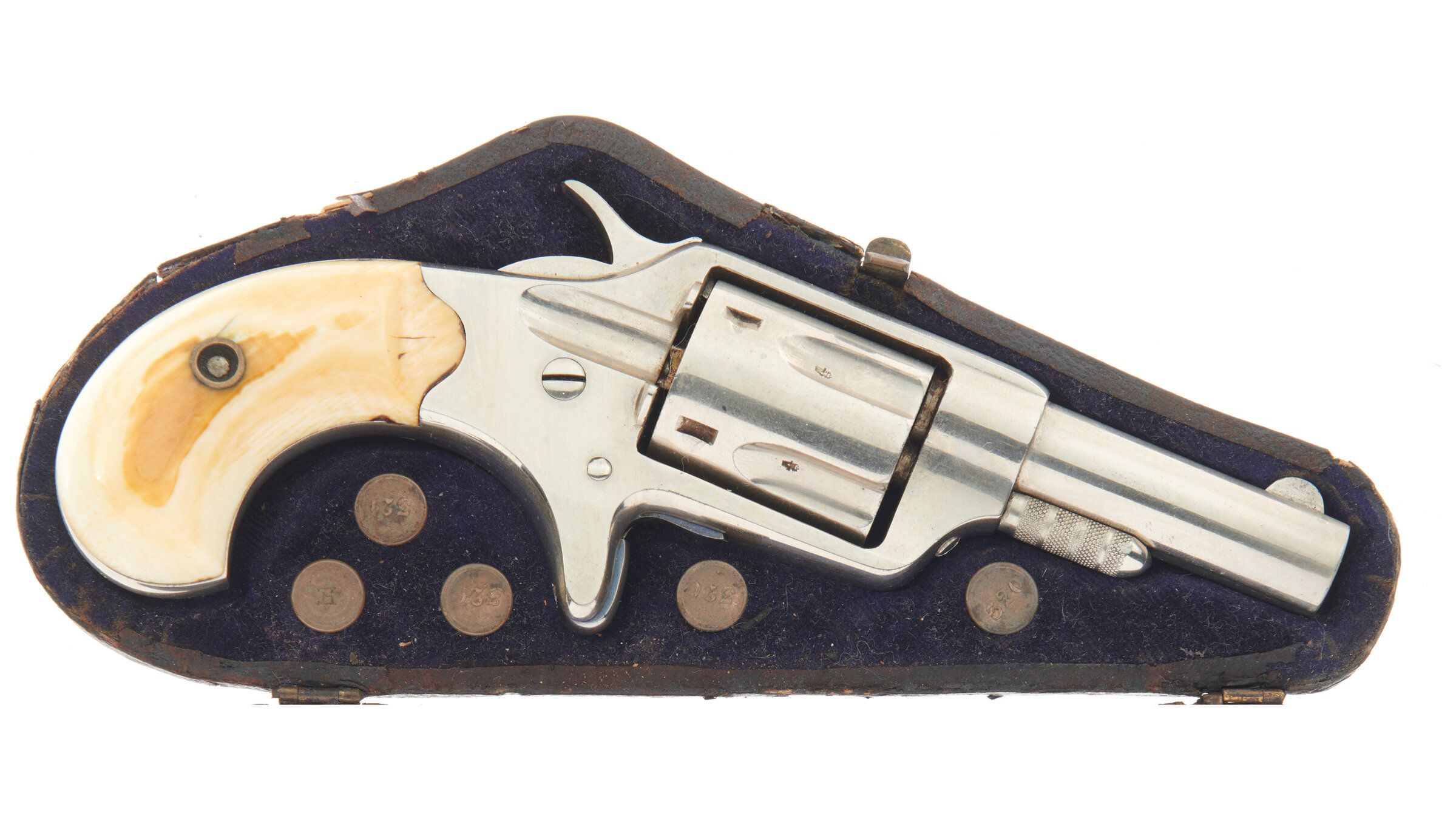 Case James Kerr & Co. Retailer Marked Colt New Line 32 Revolver | Rock ...