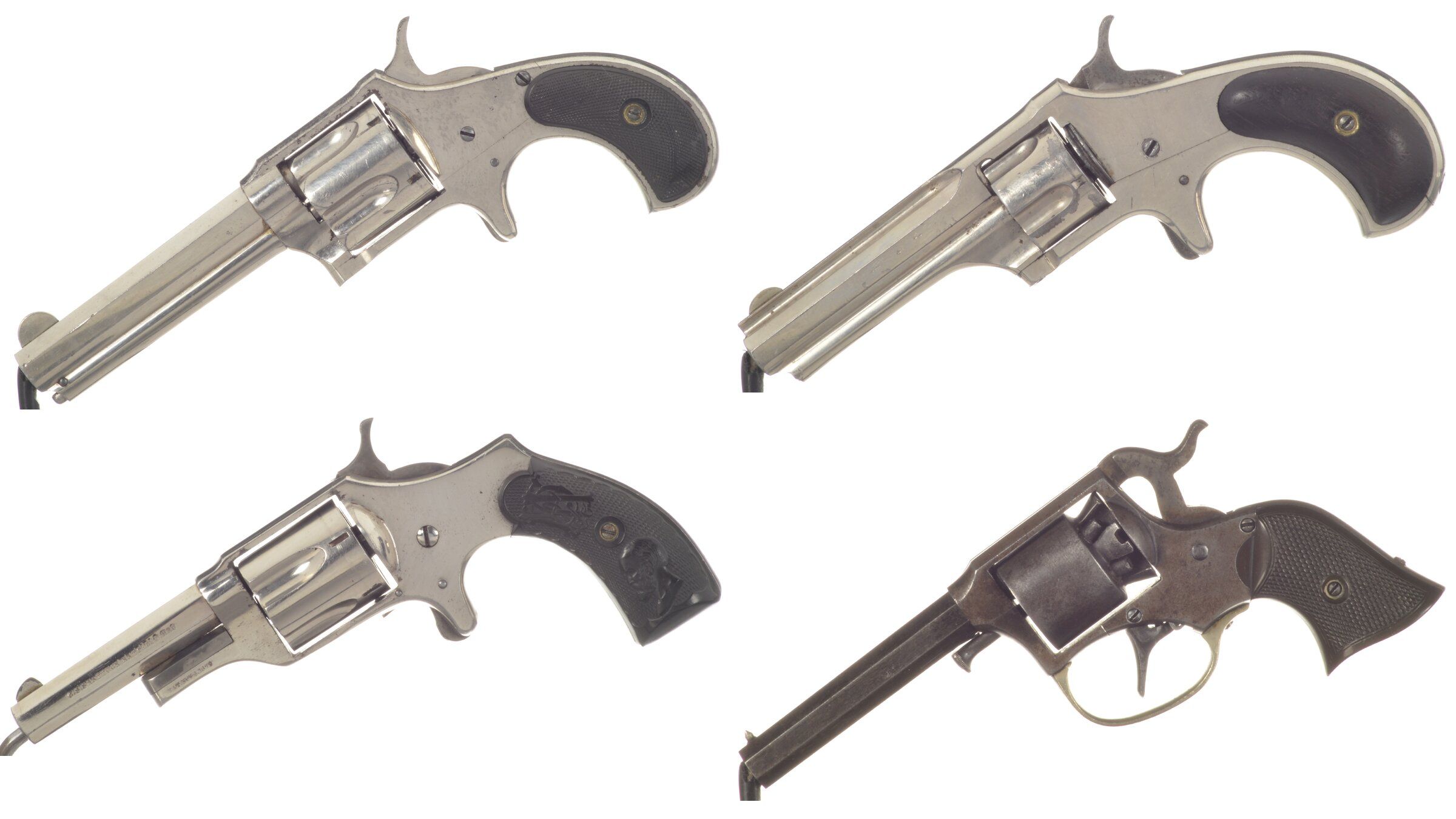 Four Antique American Pocket Revolvers | Rock Island Auction