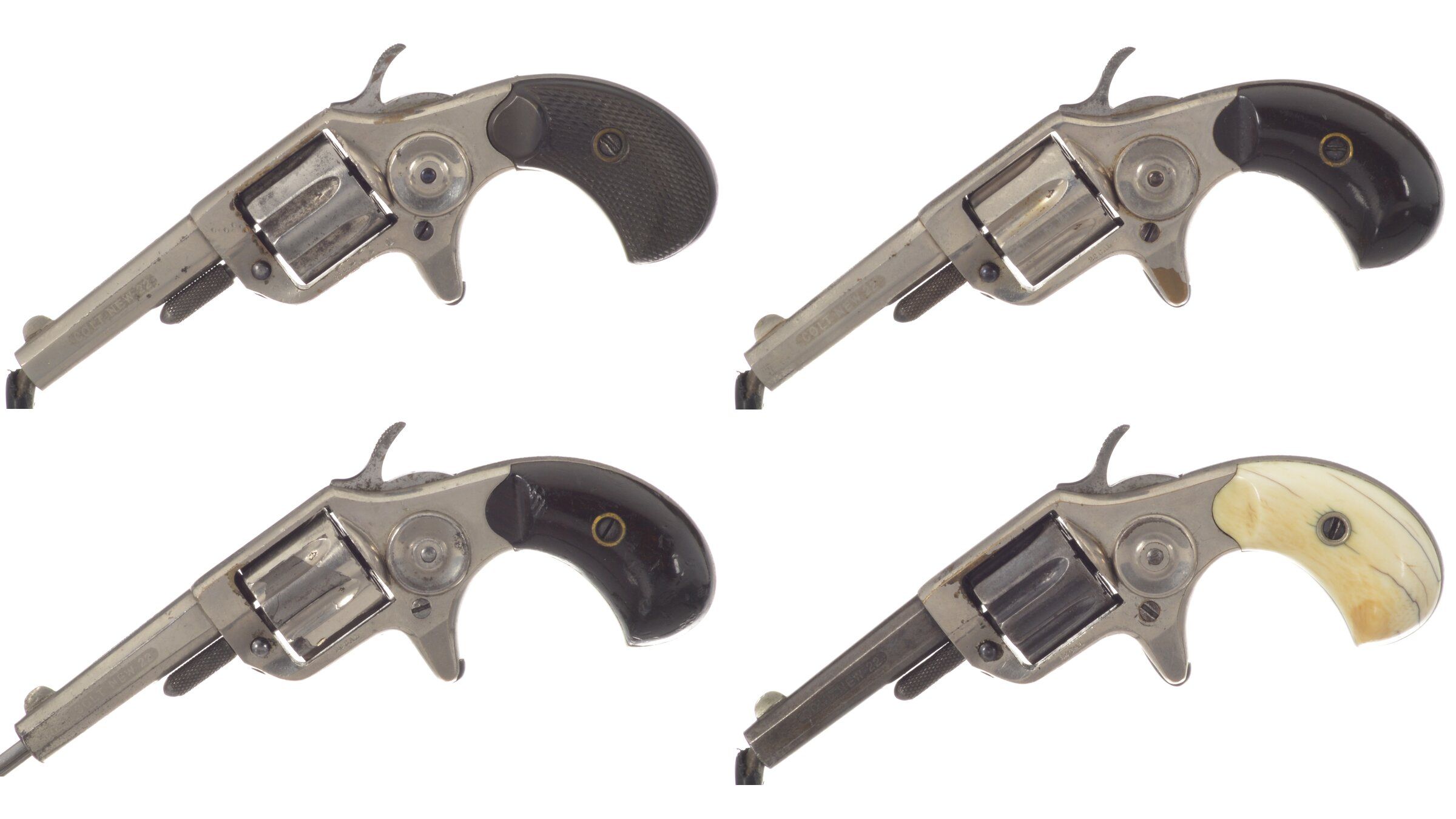 Four Colt New Line 22 Revolvers | Rock Island Auction