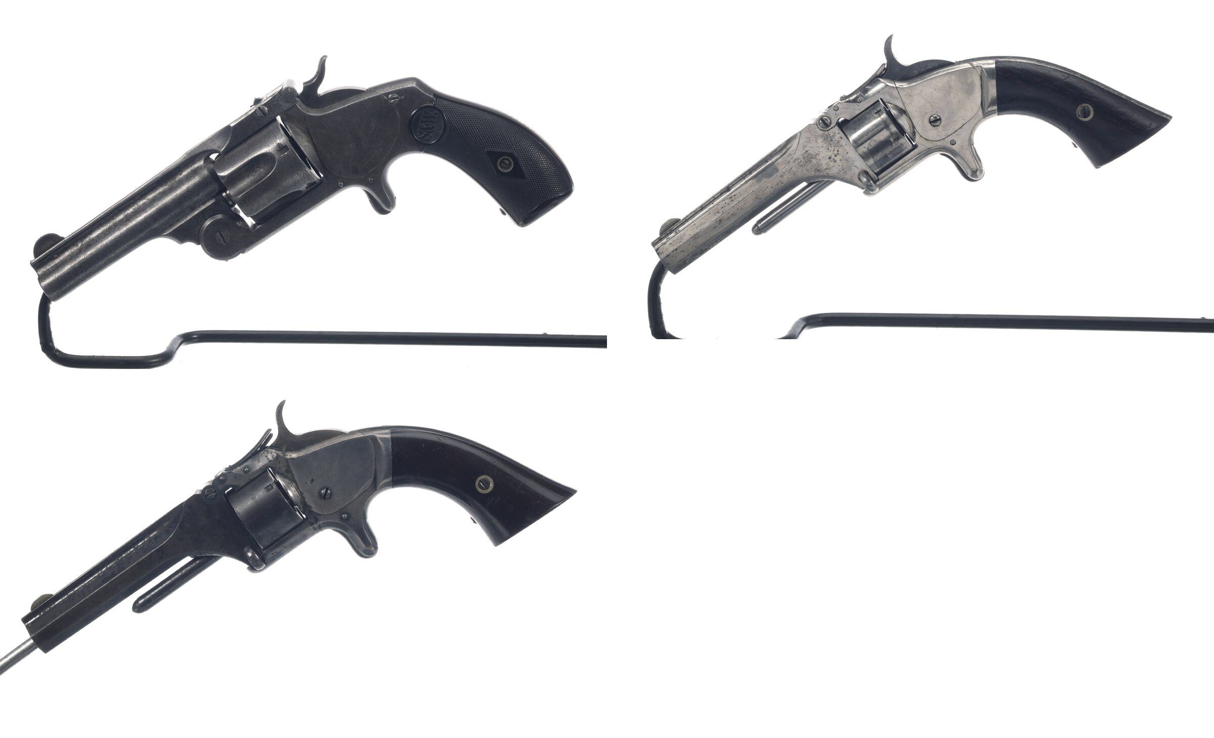 Three Antique Smith & Wesson Spur Trigger Revolvers | Rock Island Auction