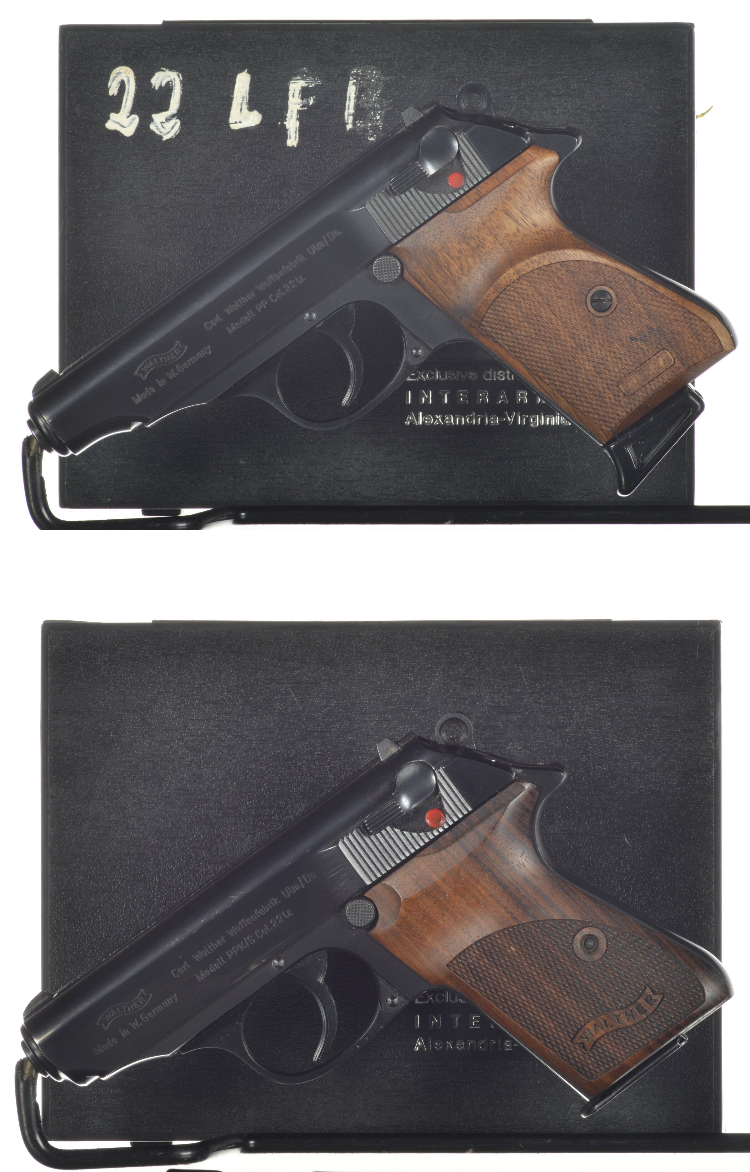 Two Walther Semi-Automatic Pistols with Cases | Rock Island Auction