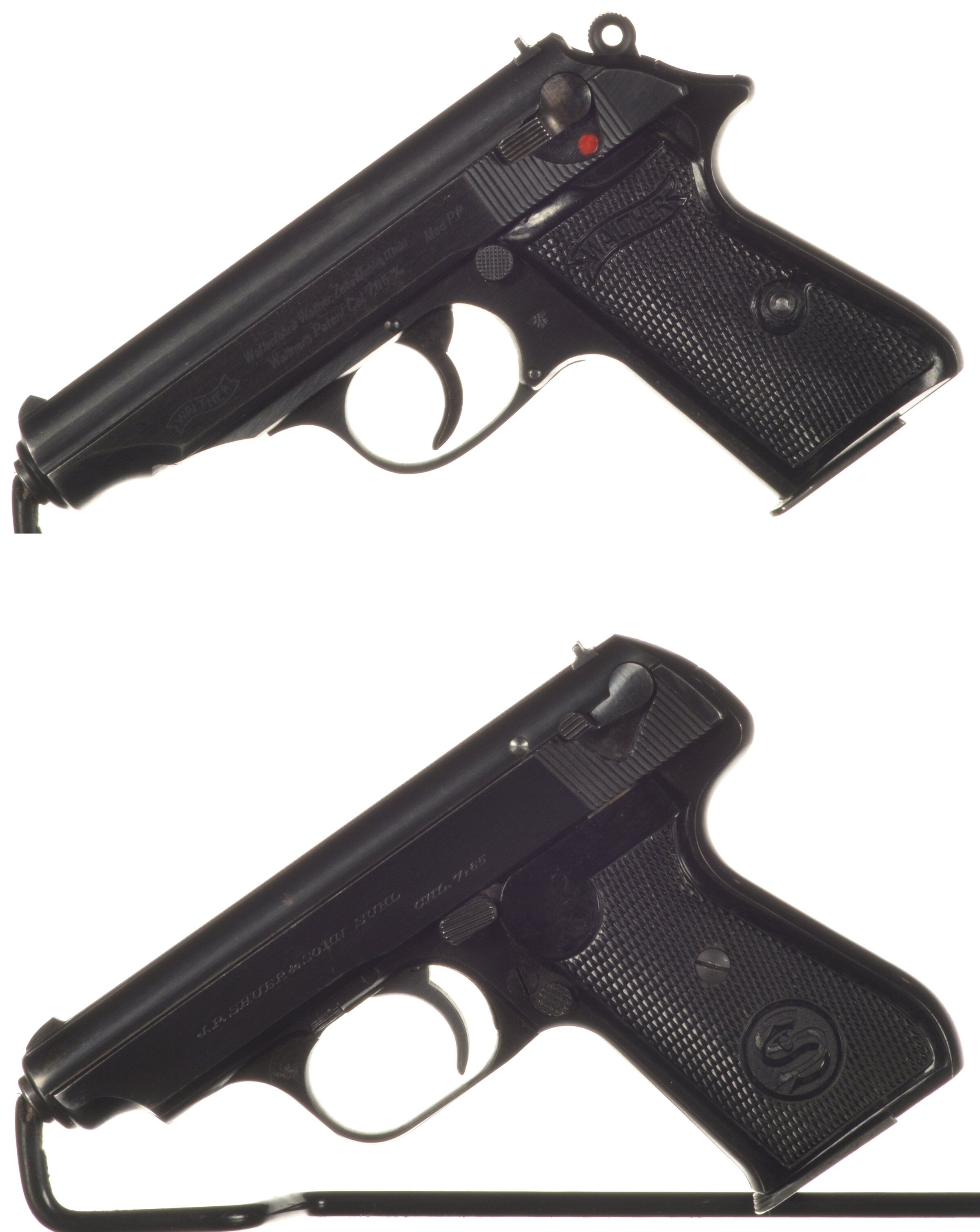 Two World War II Era German Police Marked Semi-Automatic Pistols | Rock ...
