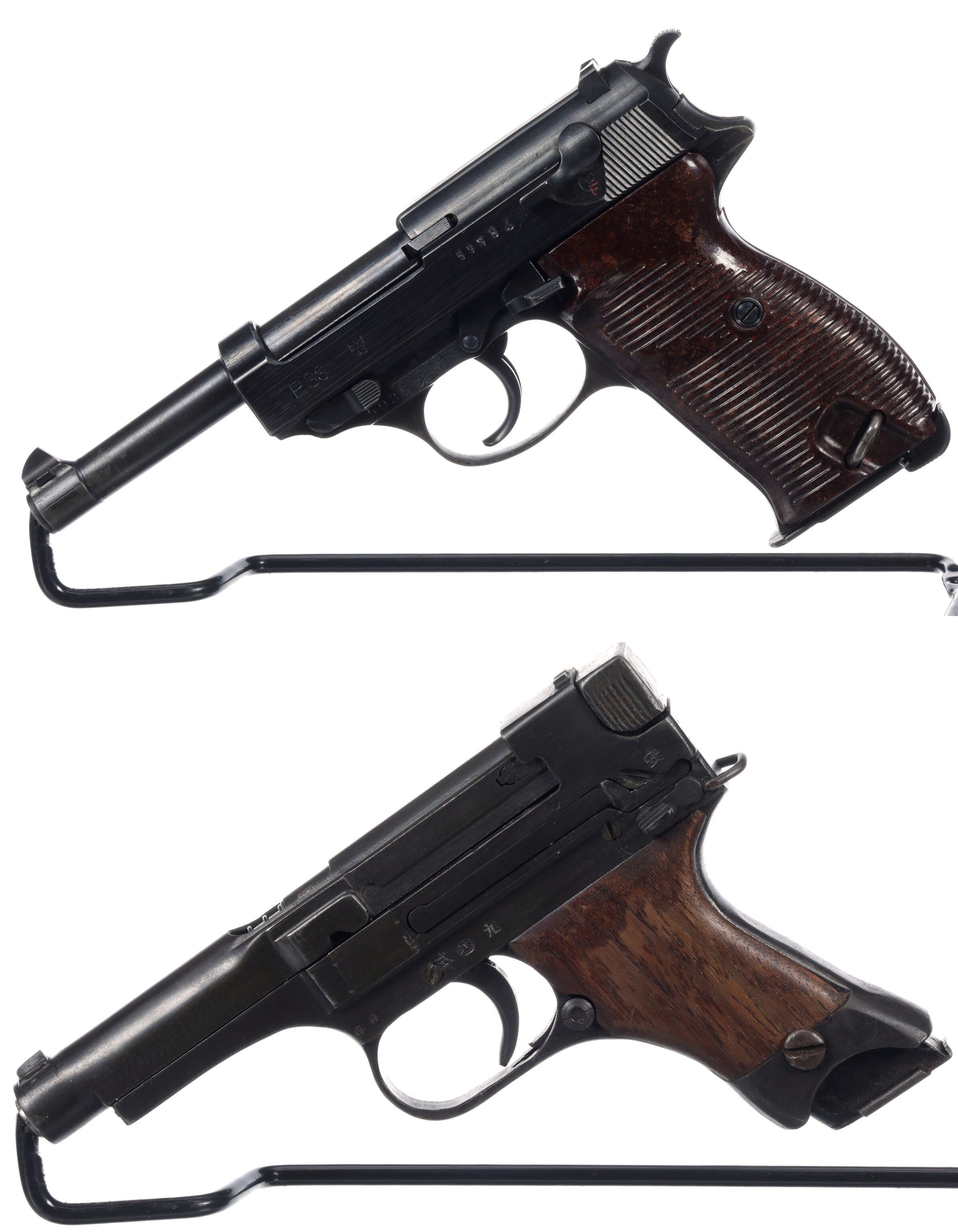 Two WWII Military Semi-Automatic Pistols | Rock Island Auction