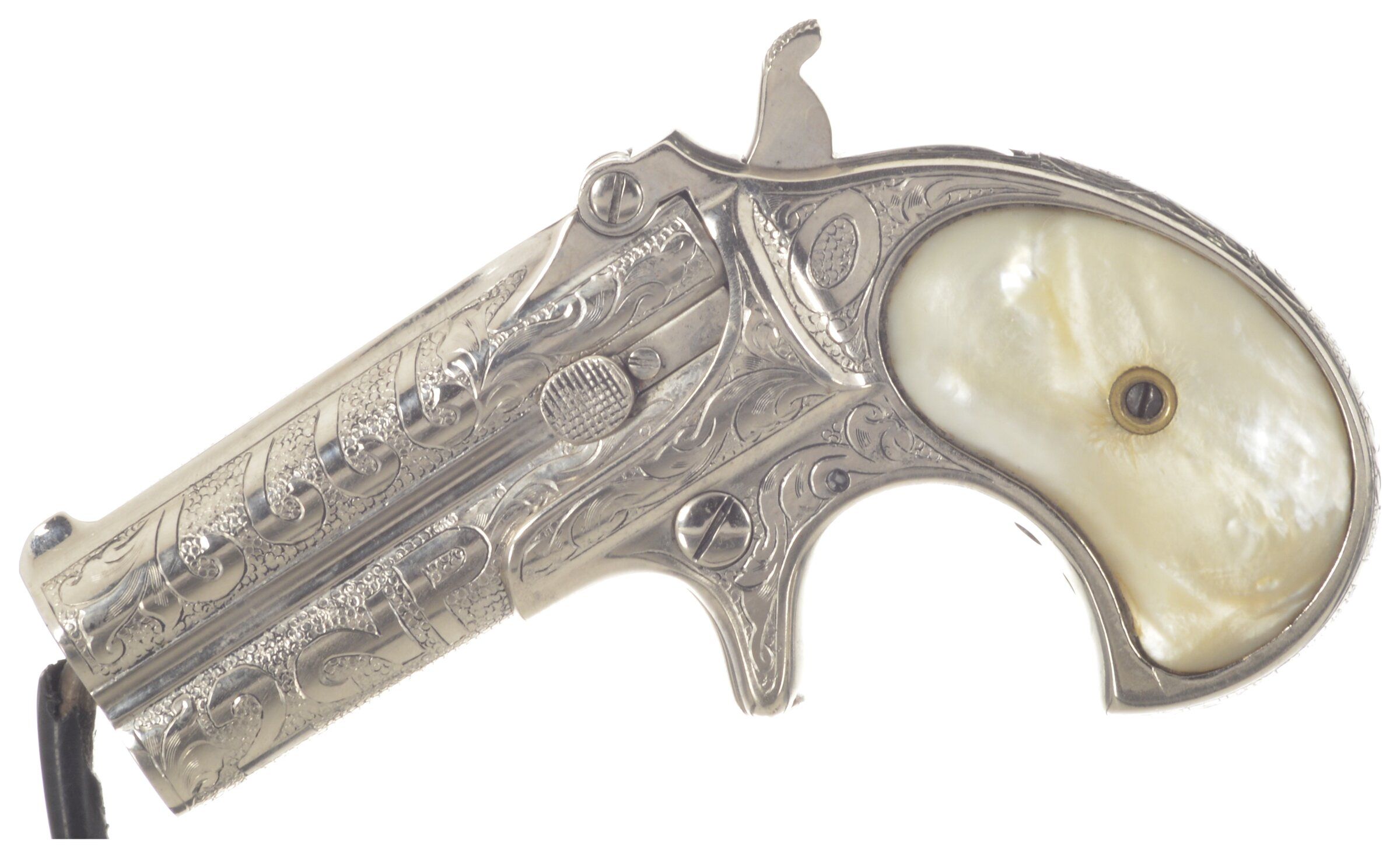 Cased Engraved Remington Type II Over/Under Derringer | Rock Island Auction