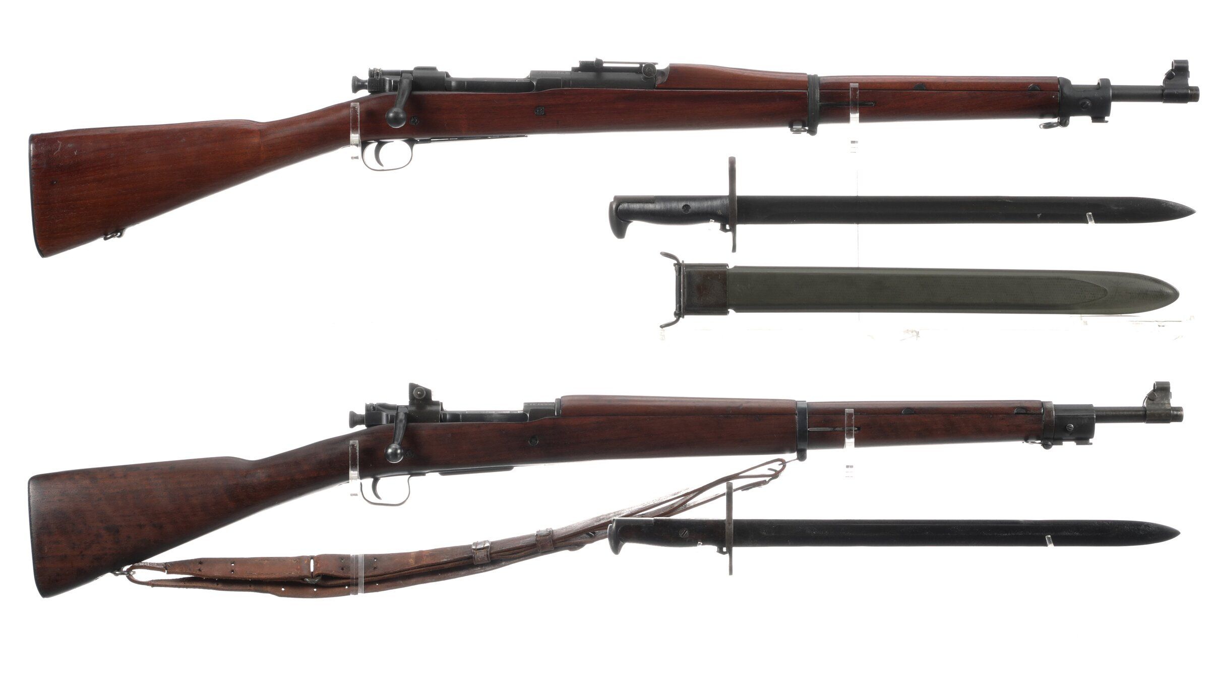 Two U.S. Military Bolt Action Rifles with Bayonets | Rock Island Auction