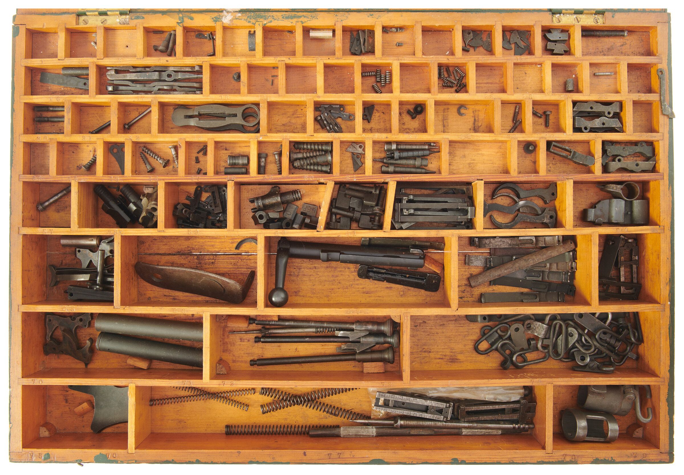 Armorers Case of Mostly U.S. Springfield Model 1903 Rifle Parts | Rock ...