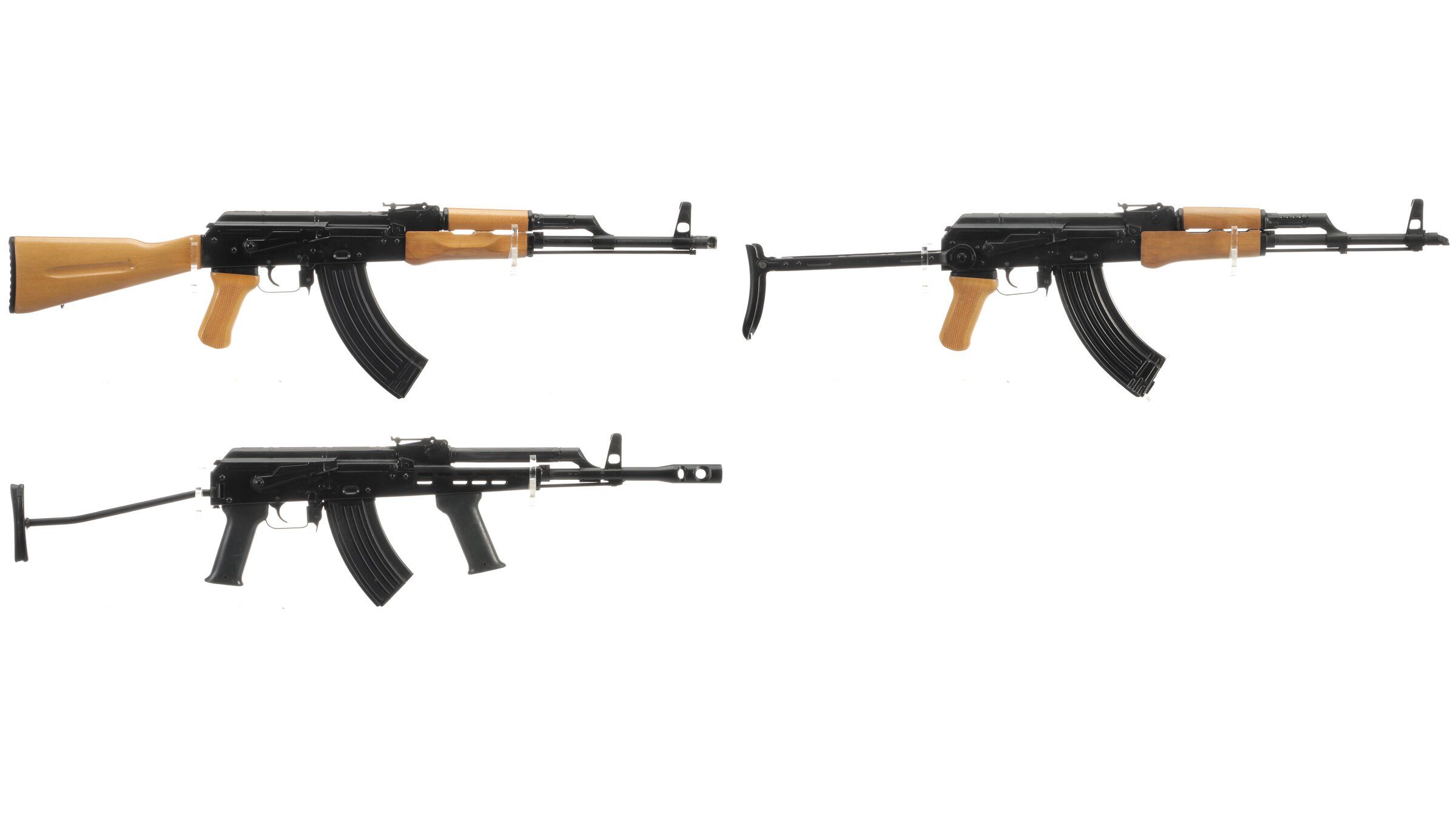 Three AK Pattern Semi-Automatic Rifles | Rock Island Auction