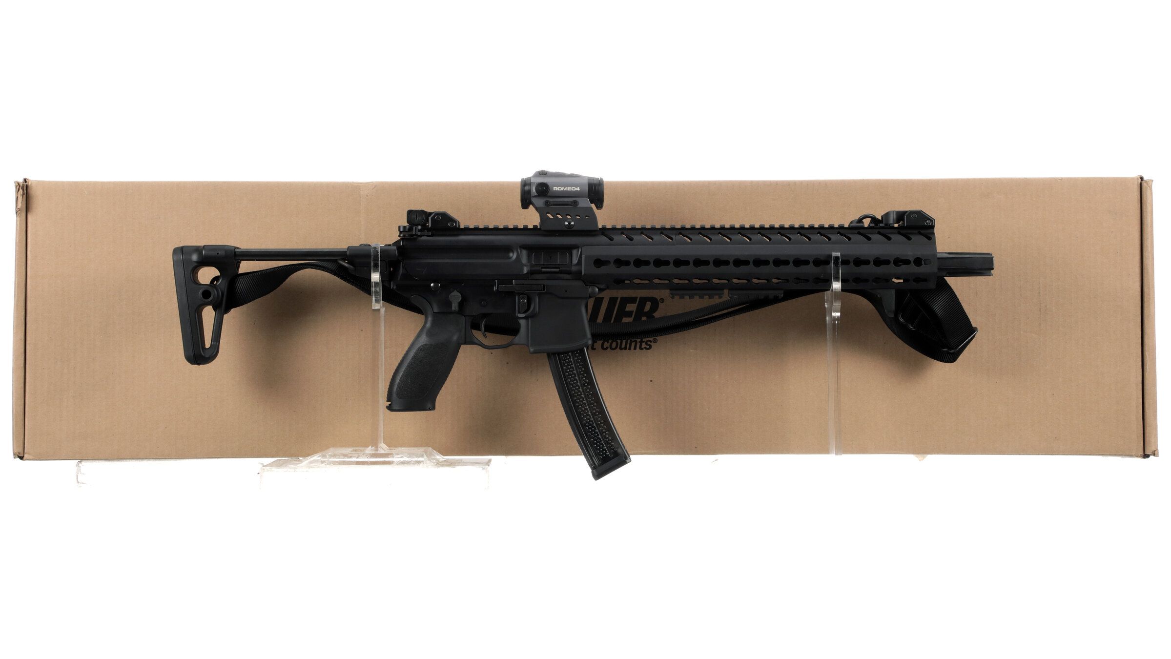 SIG Sauer MPX Semi-Automatic Rifle with Red Dot Sight and Box | Rock ...